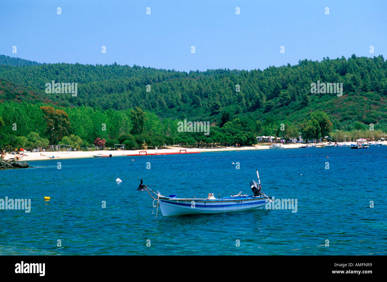 Griechenland, Chalkidiki, Sithonia, Strand südlich von Porto Carras Stock Photo - Alamy