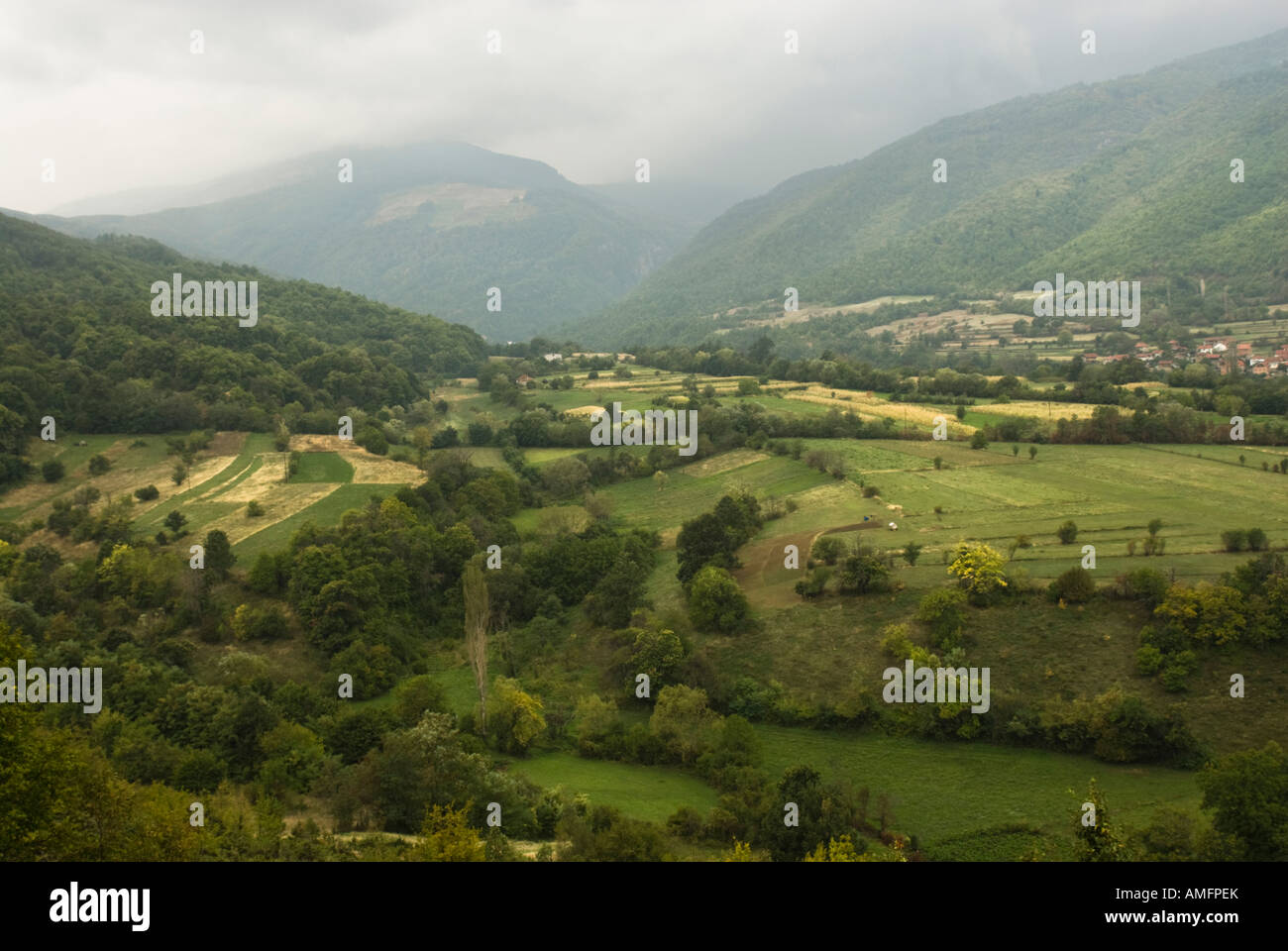 Countryside in Macedonia (Near Gostivar Stock Photo - Alamy