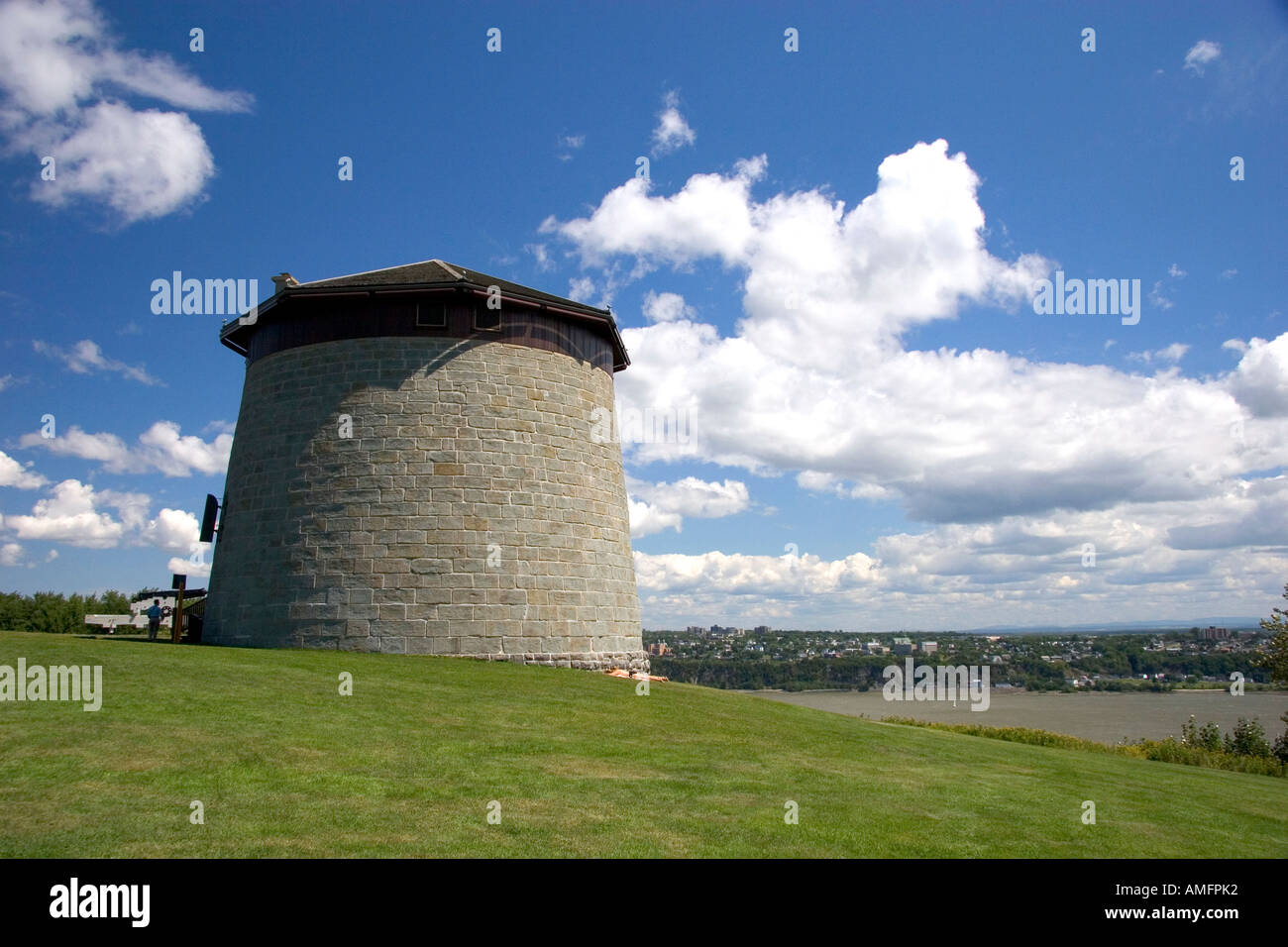 The Martello Tower part of the Citadel Fort at Quebec City, Quebec ...