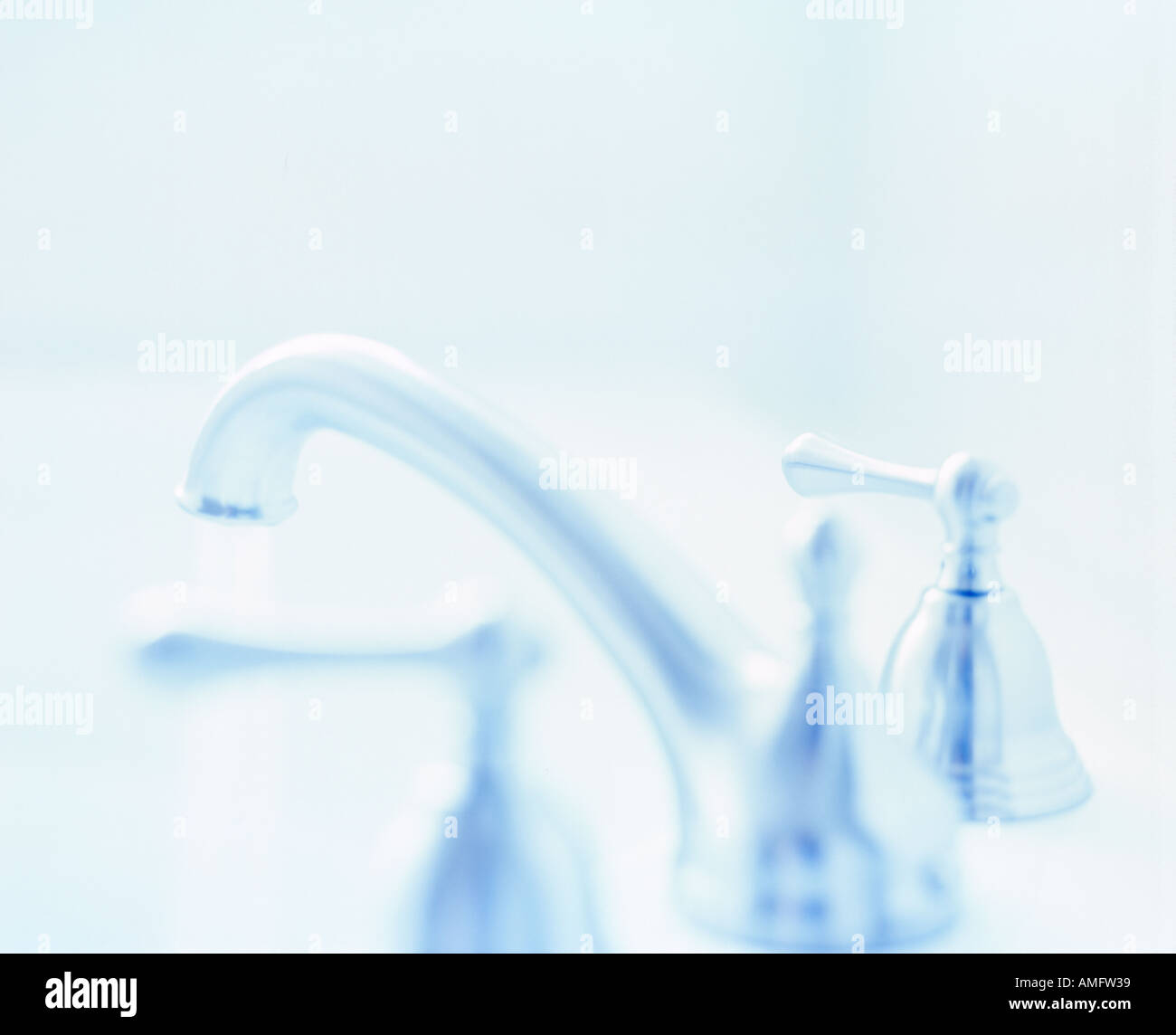 Spa bathroom tub faucet Stock Photo - Alamy