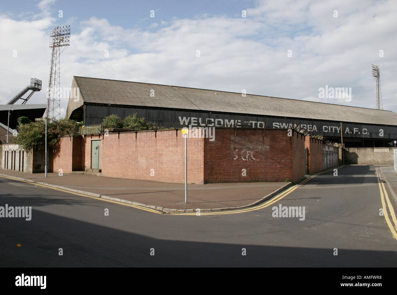THE VETCH FIELD, THE FORMER GROUND OF SWANSEA CITY FOOTBALL CLUB Stock ...