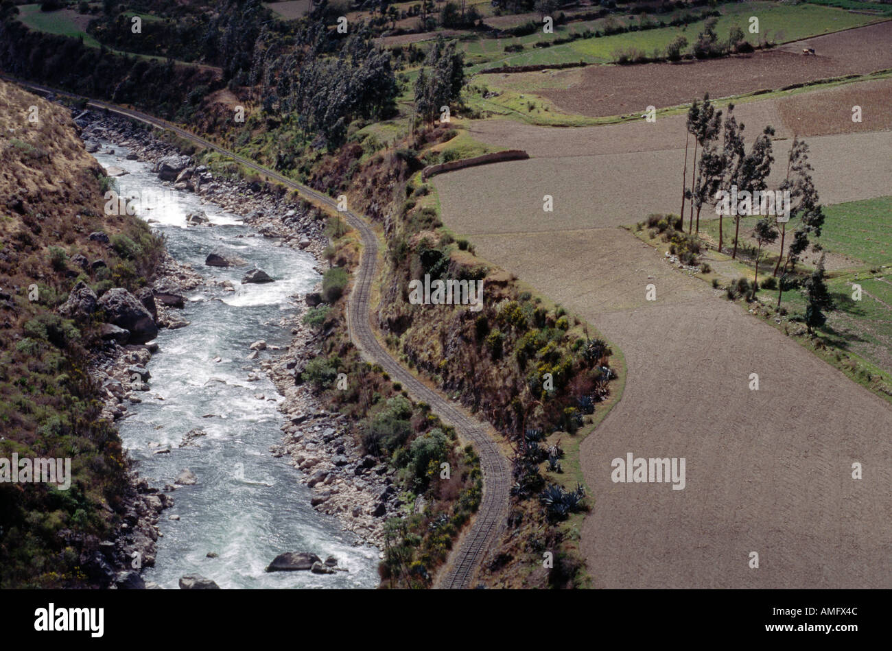 The URUBMBA river winds through the SACRED VALLEY OF THE INCA as we ...
