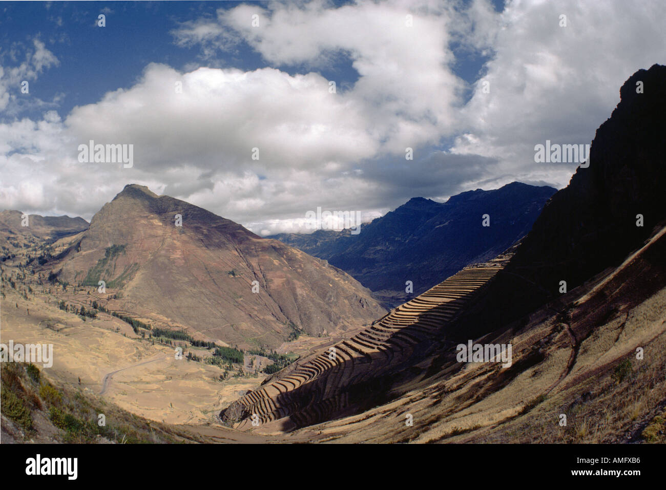 The extensive STONE TERRACES at PISAC provided the agricultural base of ...