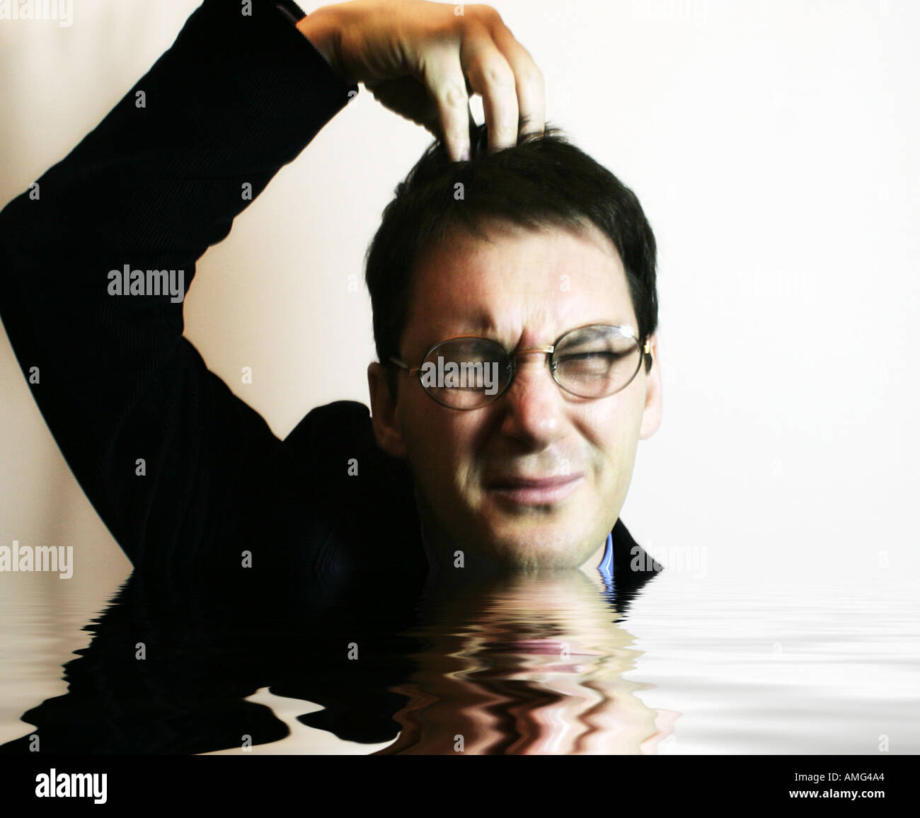 Keeping your head above water hi-res stock photography and images - Alamy