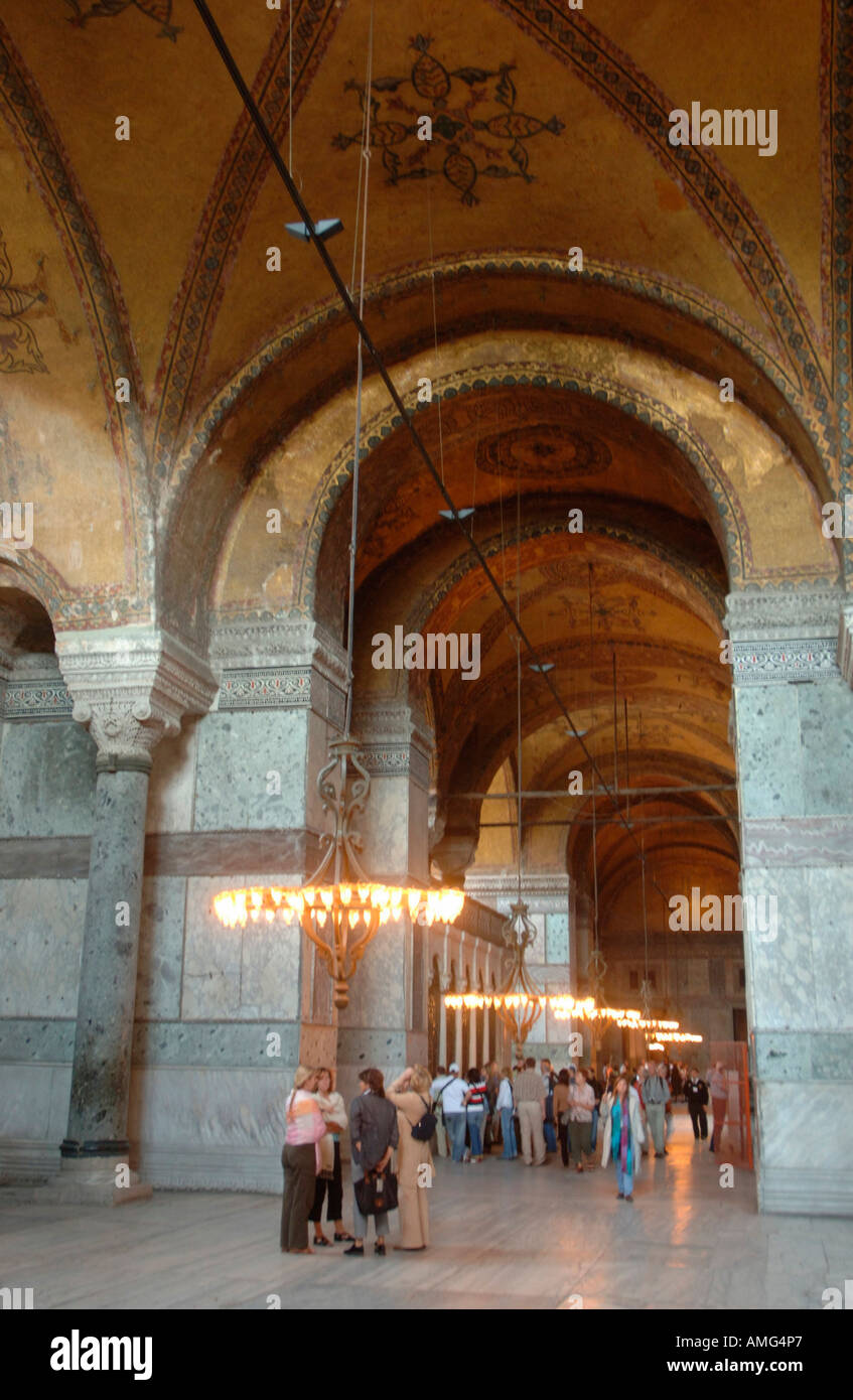 Türkei, Istanbul, Hagia Sophia, Vorhalle (Exonarthex Stock Photo - Alamy