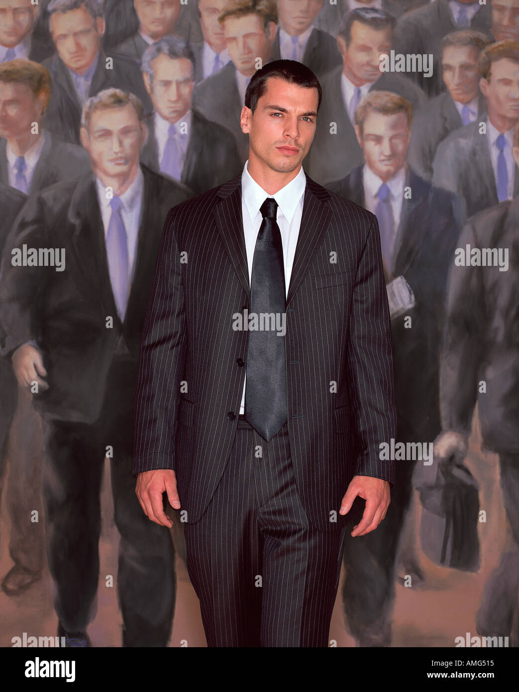 Against the crowd hi-res stock photography and images - Alamy