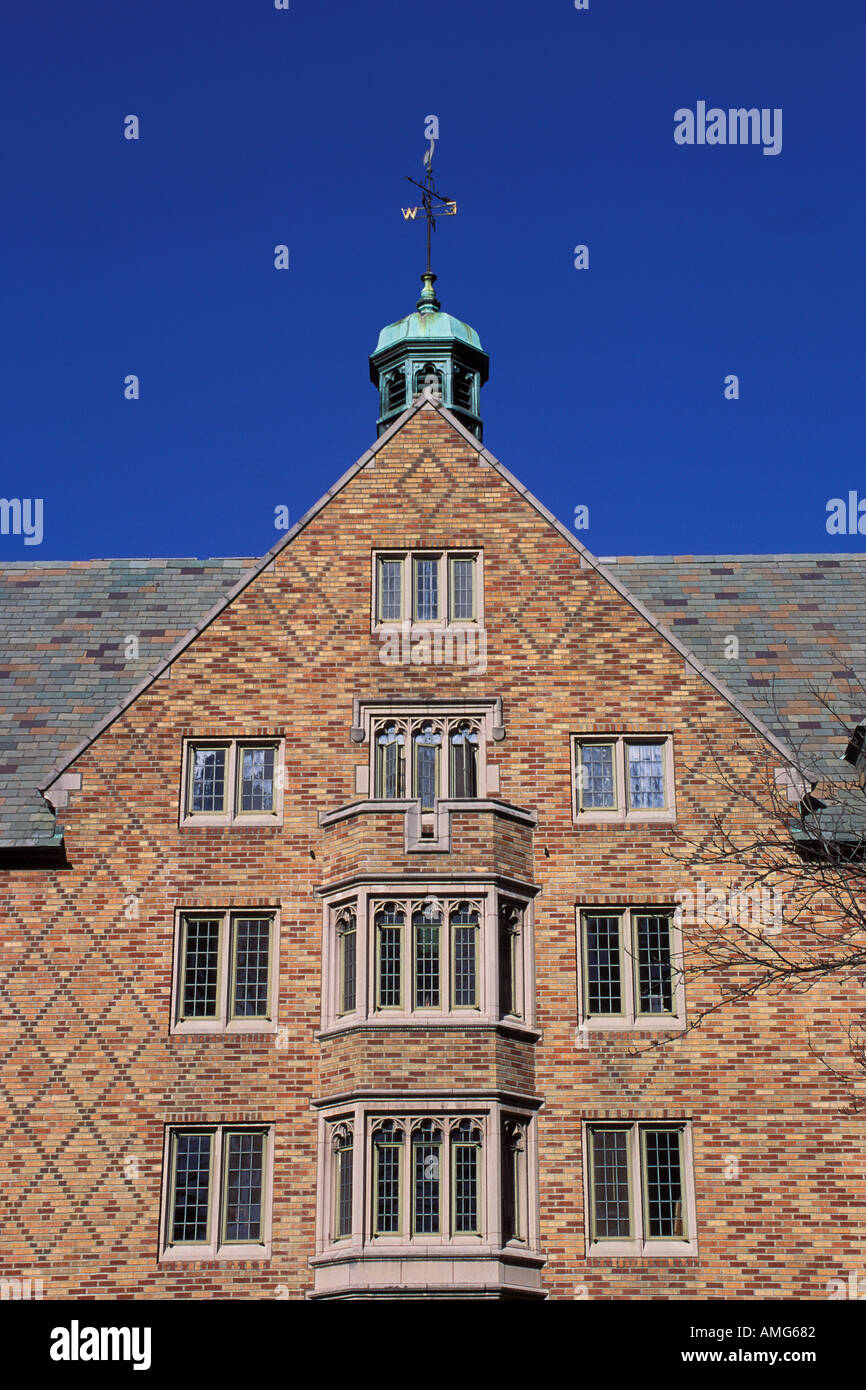 Weathervane Sits Atop Gothic Style Residential Hall University Of ...