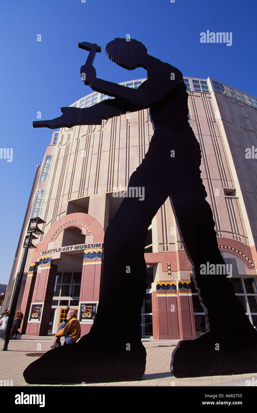 Hammer man seattle hi-res stock photography and images - Alamy