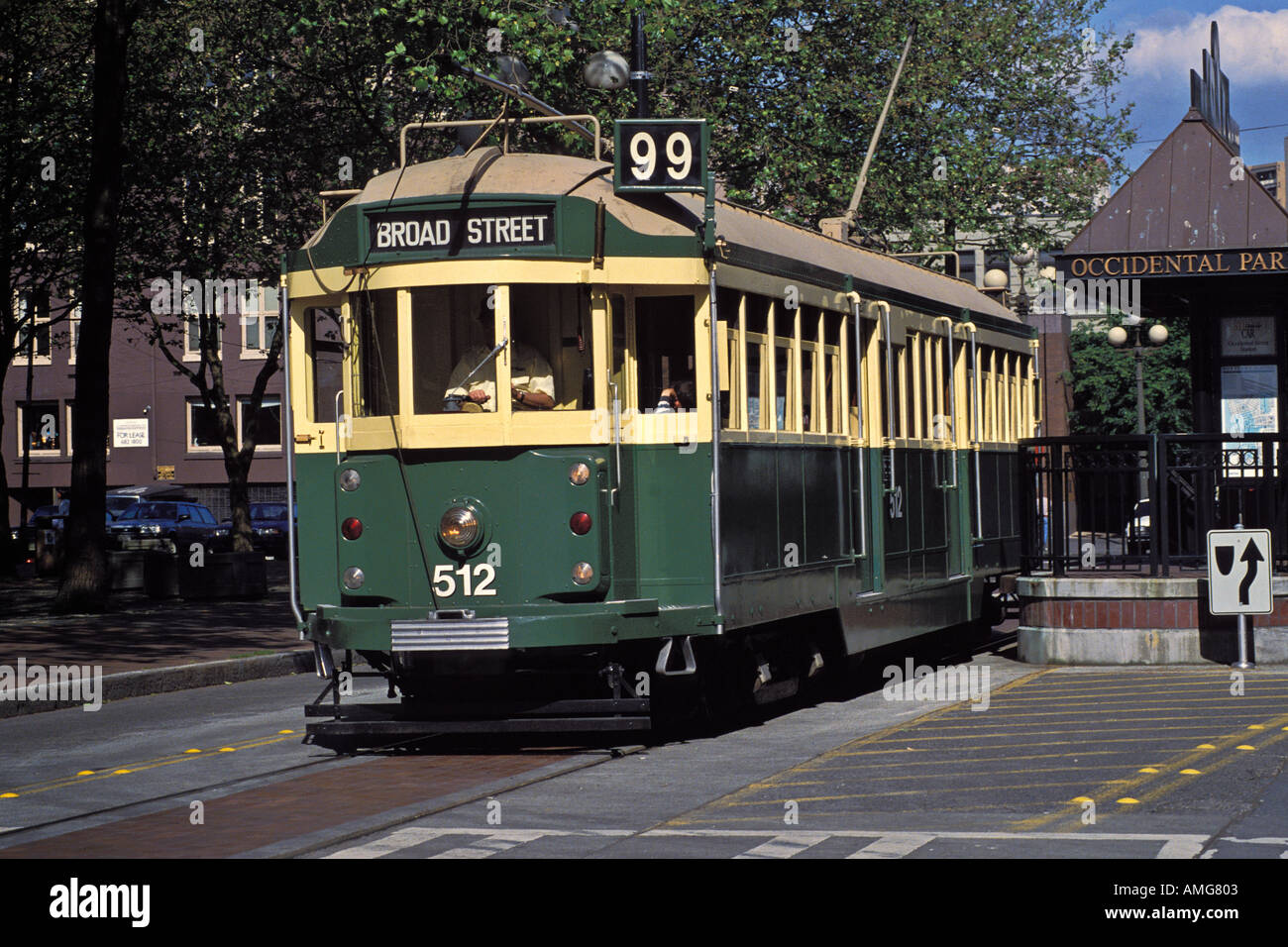 Seattle trolley car hi-res stock photography and images - Alamy