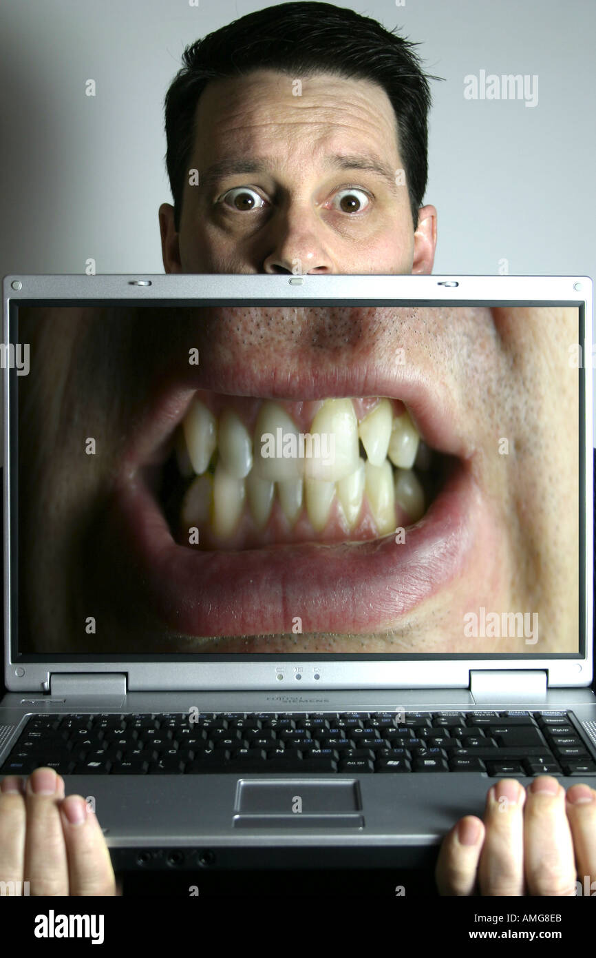 Gritted teeth hi-res stock photography and images - Alamy