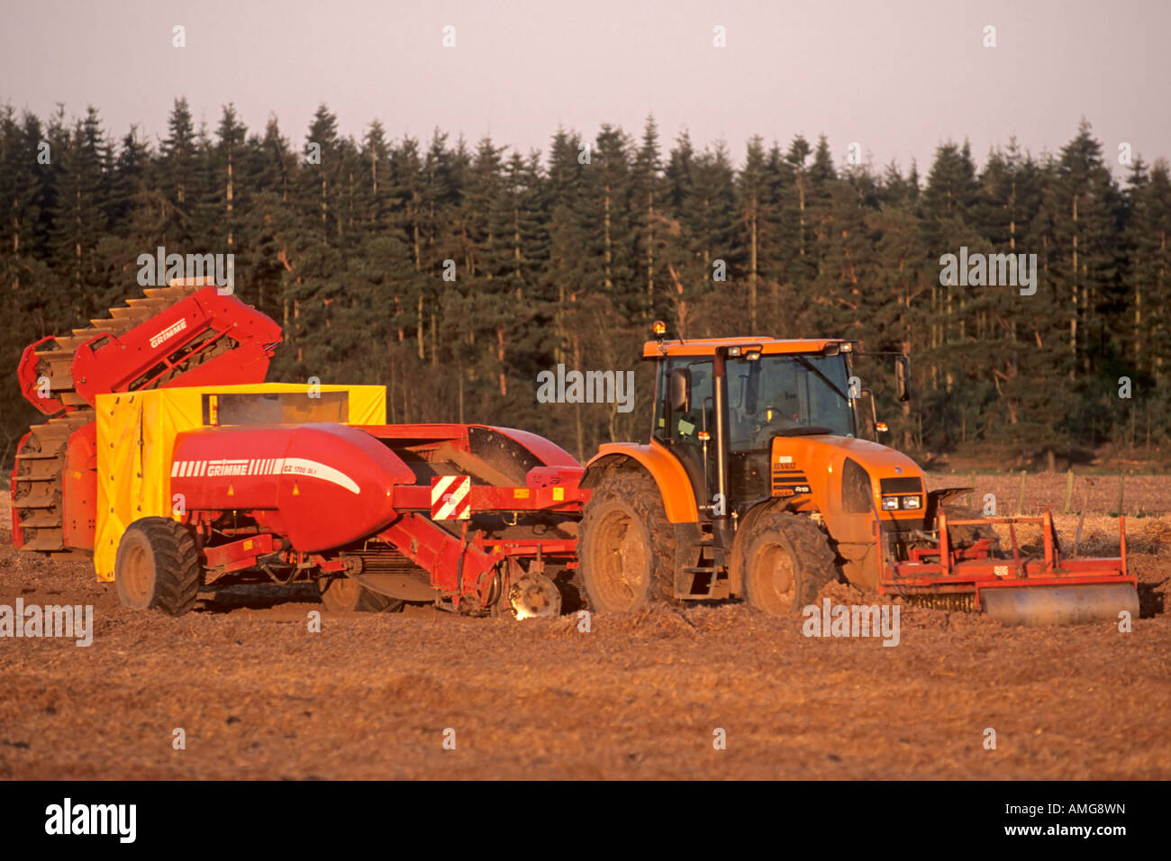 Industrial farming methods Border region England UK Stock Photo - Alamy