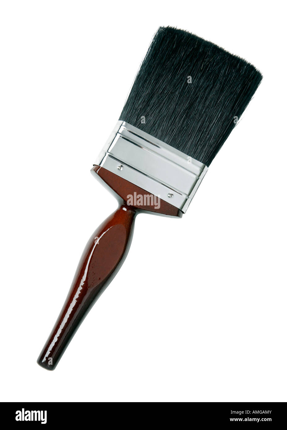 New and shiny paintbrush isolated on white background Stock Photo - Alamy