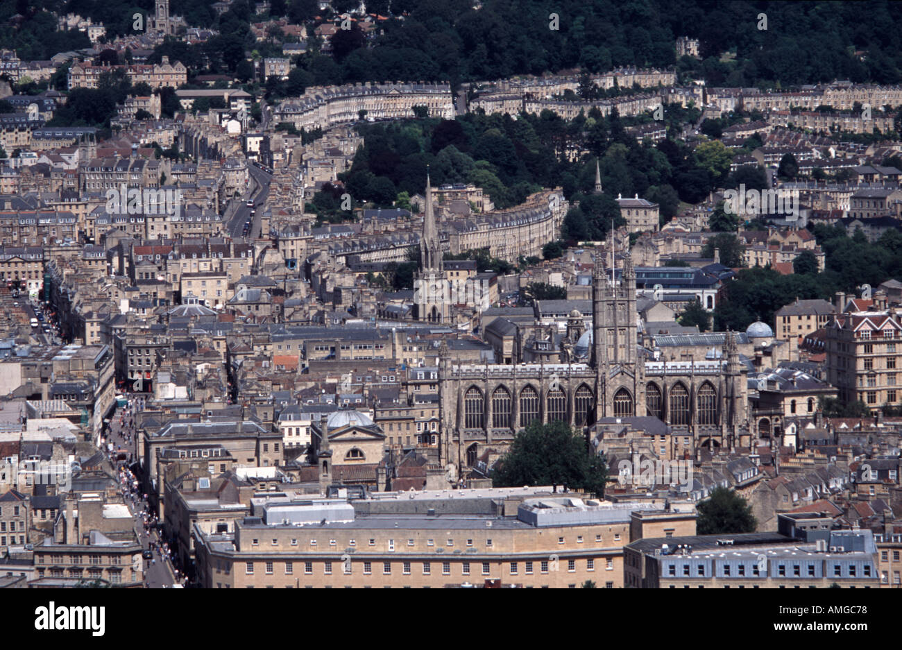 Bath city centre uk aerial hi-res stock photography and images - Alamy