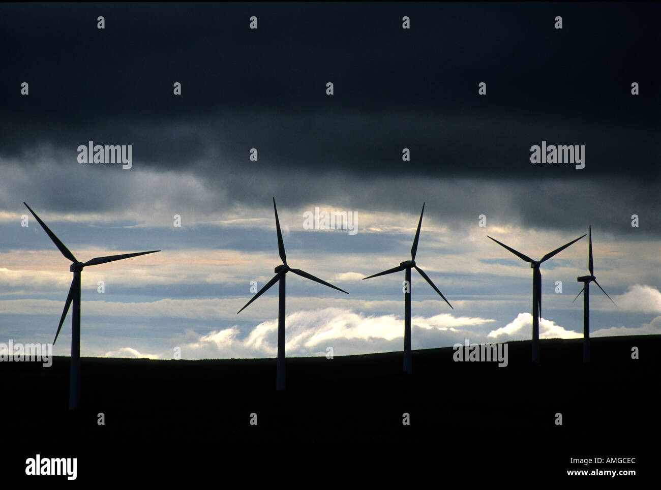 Wind turbines in the Scottish Borders Stock Photo - Alamy