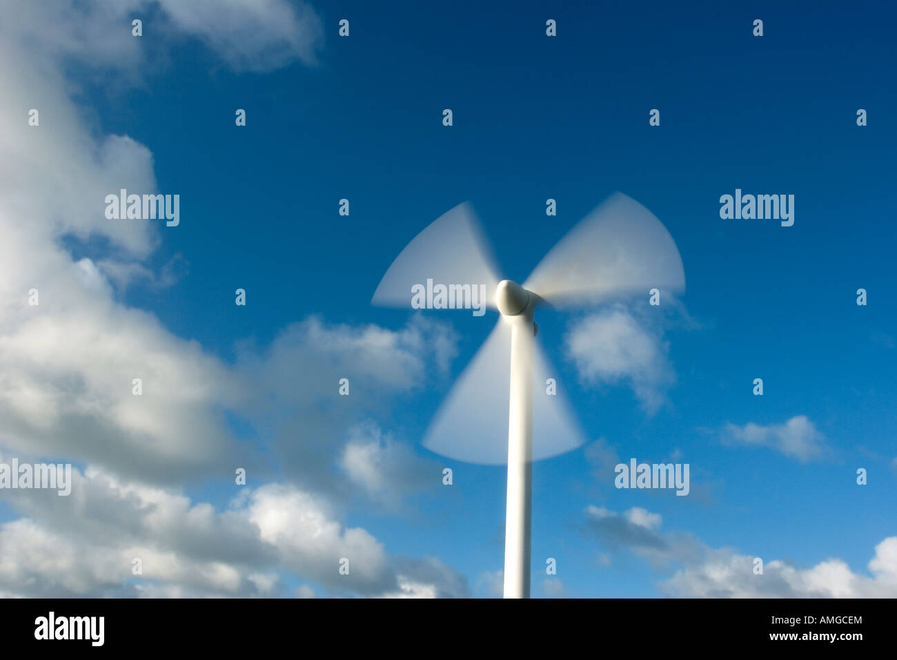 Model wind turbine spinning in the wind Stock Photo - Alamy