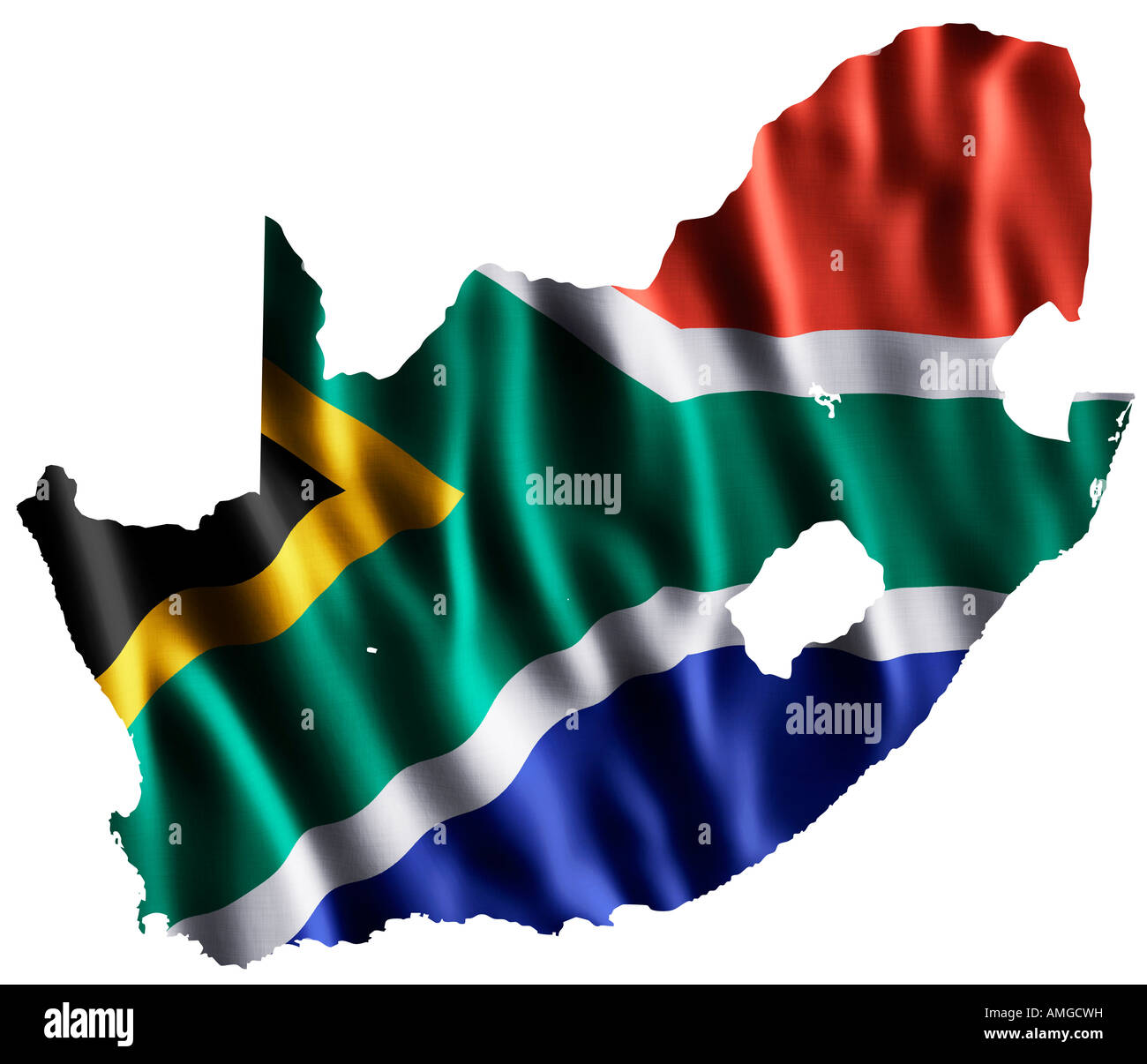Flag map of south africa hi-res stock photography and images - Alamy