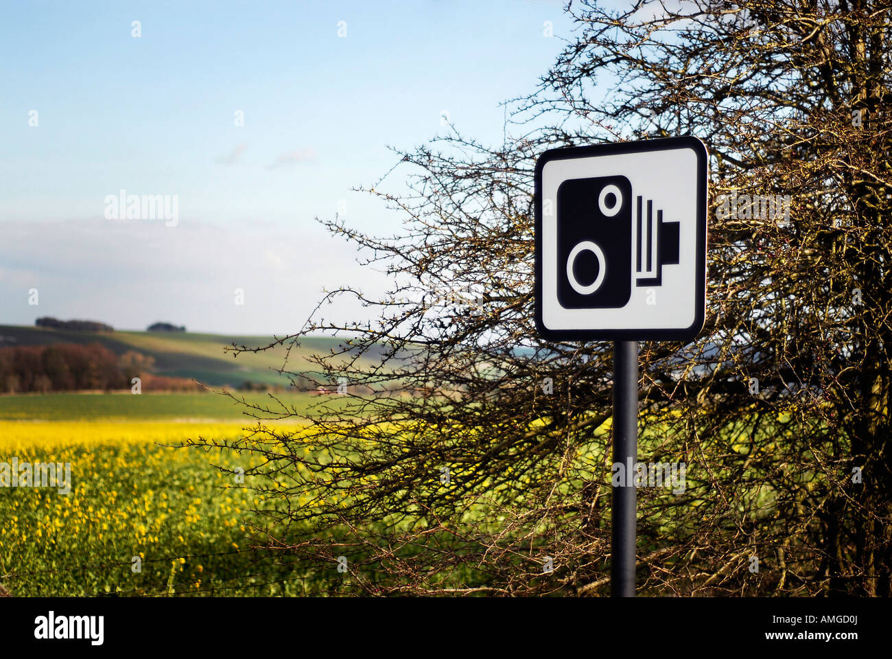 speed camera sign Stock Photo - Alamy