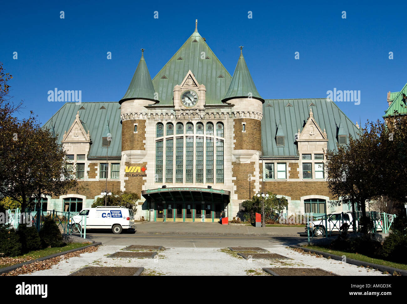 The Gare du Palais train station in Quebec City Stock Photo - Alamy