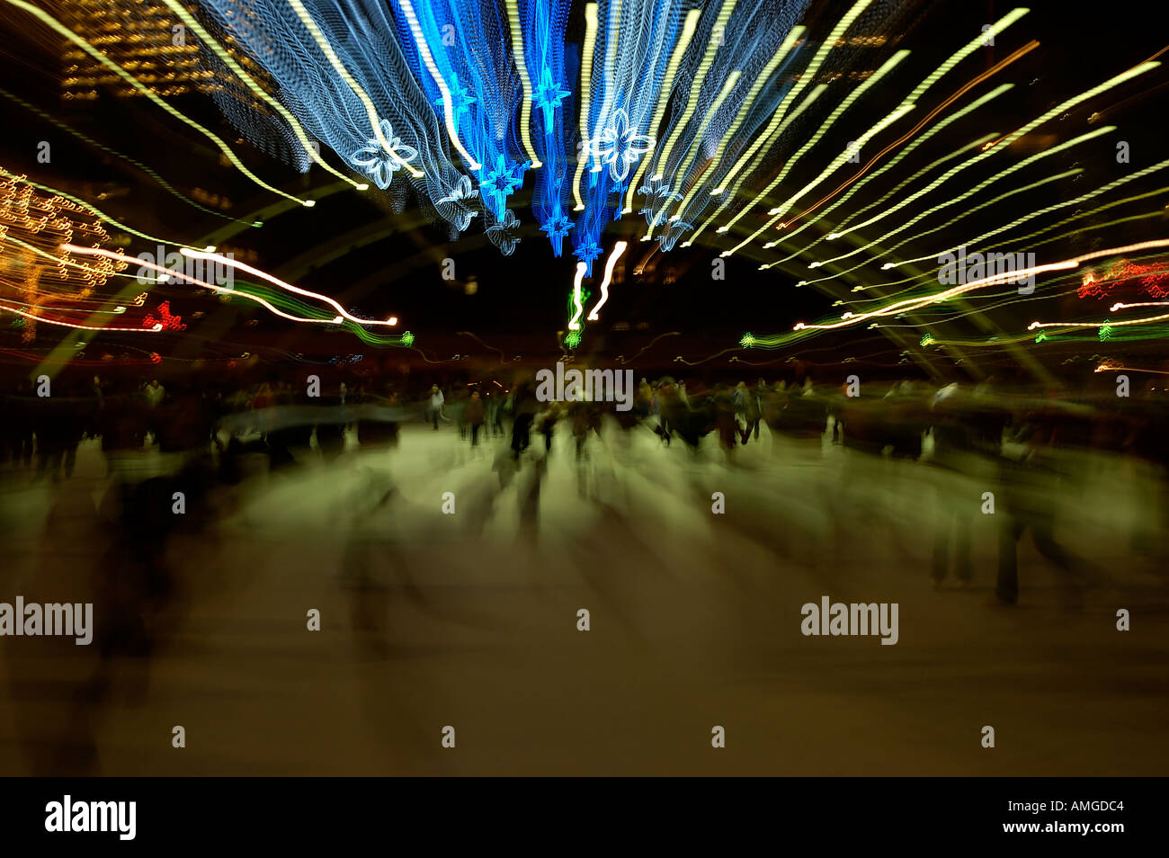 Toronto skating rink night hi-res stock photography and images - Alamy
