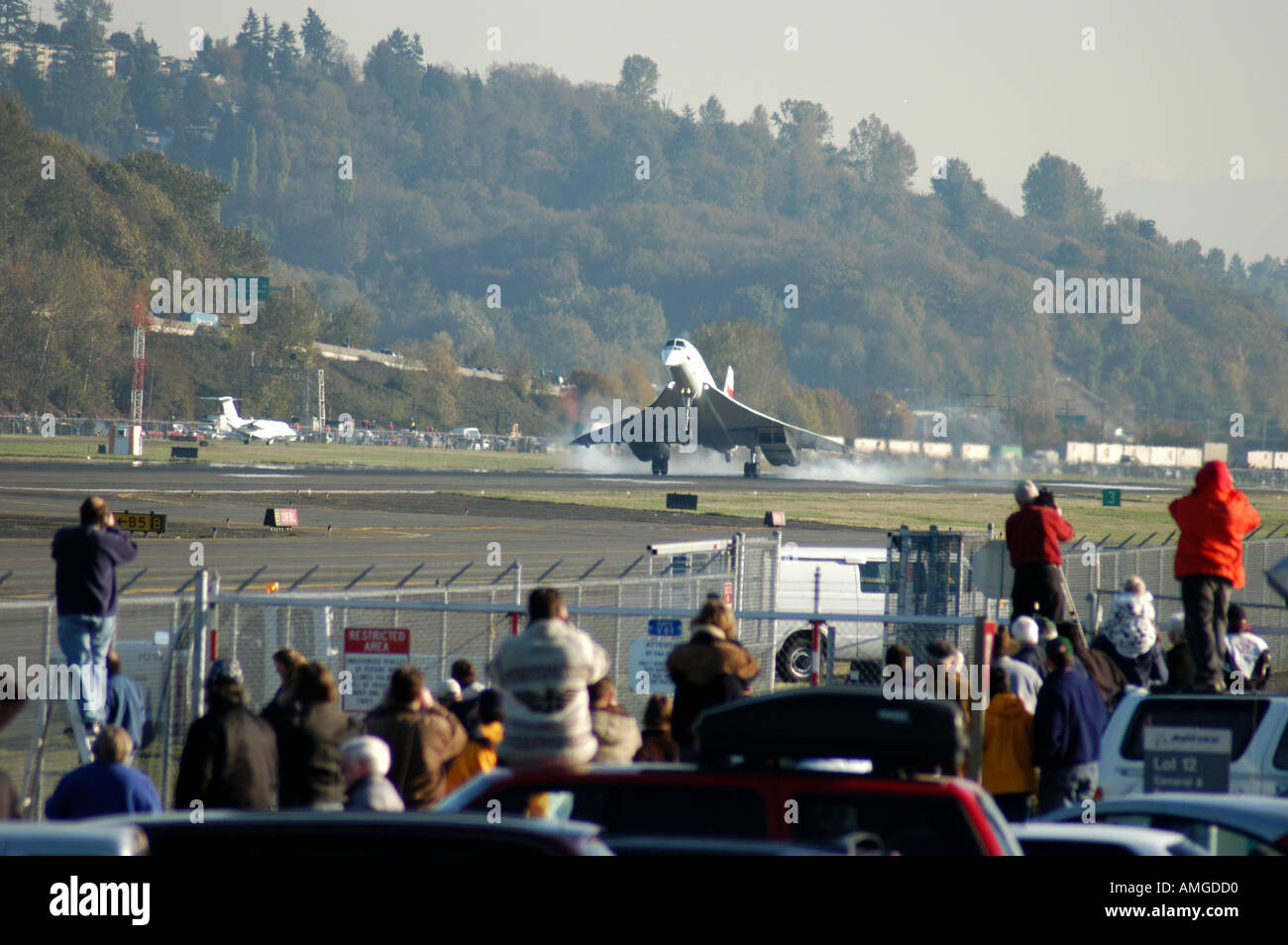 Concorde s Last flight in Seattle Washington USA Stock Photo - Alamy