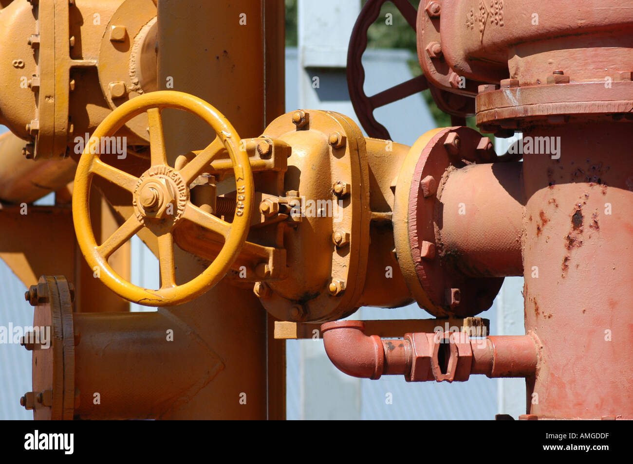 Valve in Gasworks Park Seattle Washington USA Stock Photo - Alamy