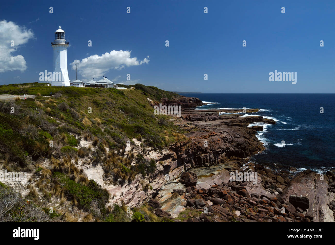 Green Cape Lighthouse, Disaster Bay, NSW, Australia Stock Photo - Alamy