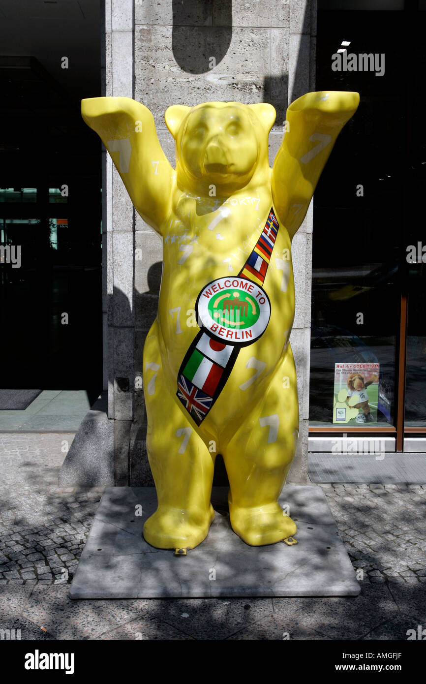 GERMANY BERLIN The bear is the symbol of Berlijn this one is standing ...