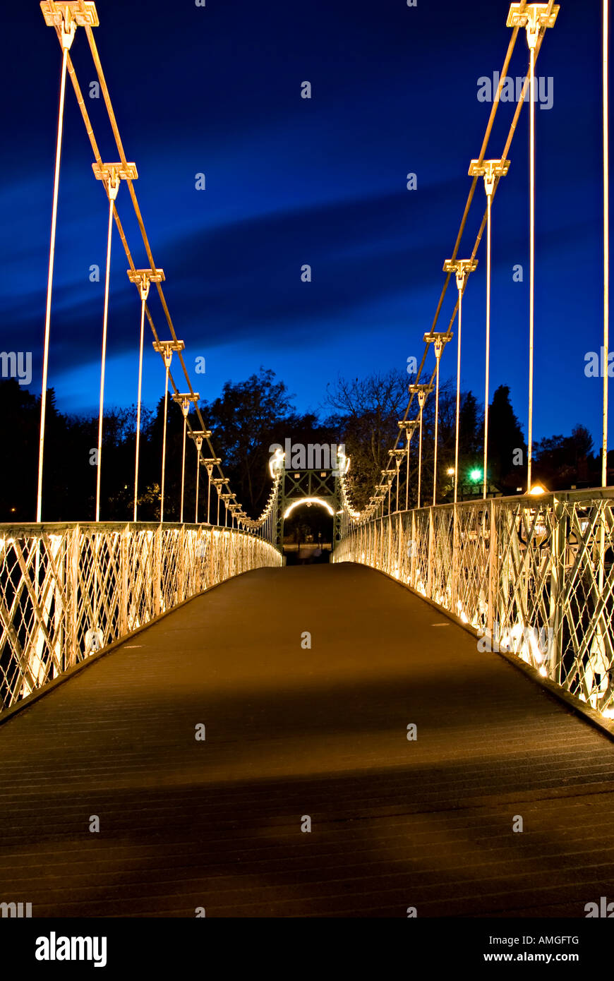 Port hill footbridge hi-res stock photography and images - Alamy