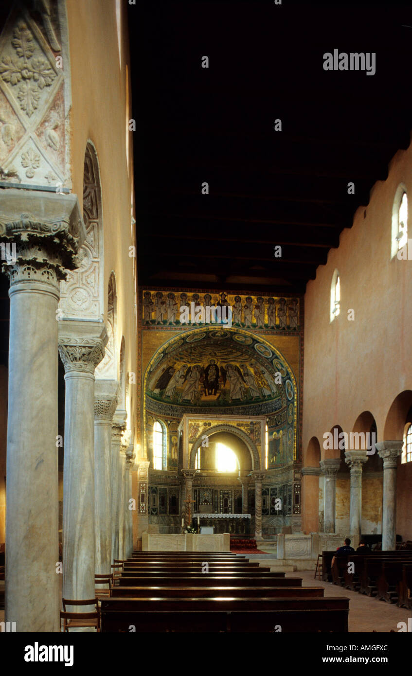 Kroatien, Istrien, Porec, Euphrasius-Basilika Stock Photo - Alamy