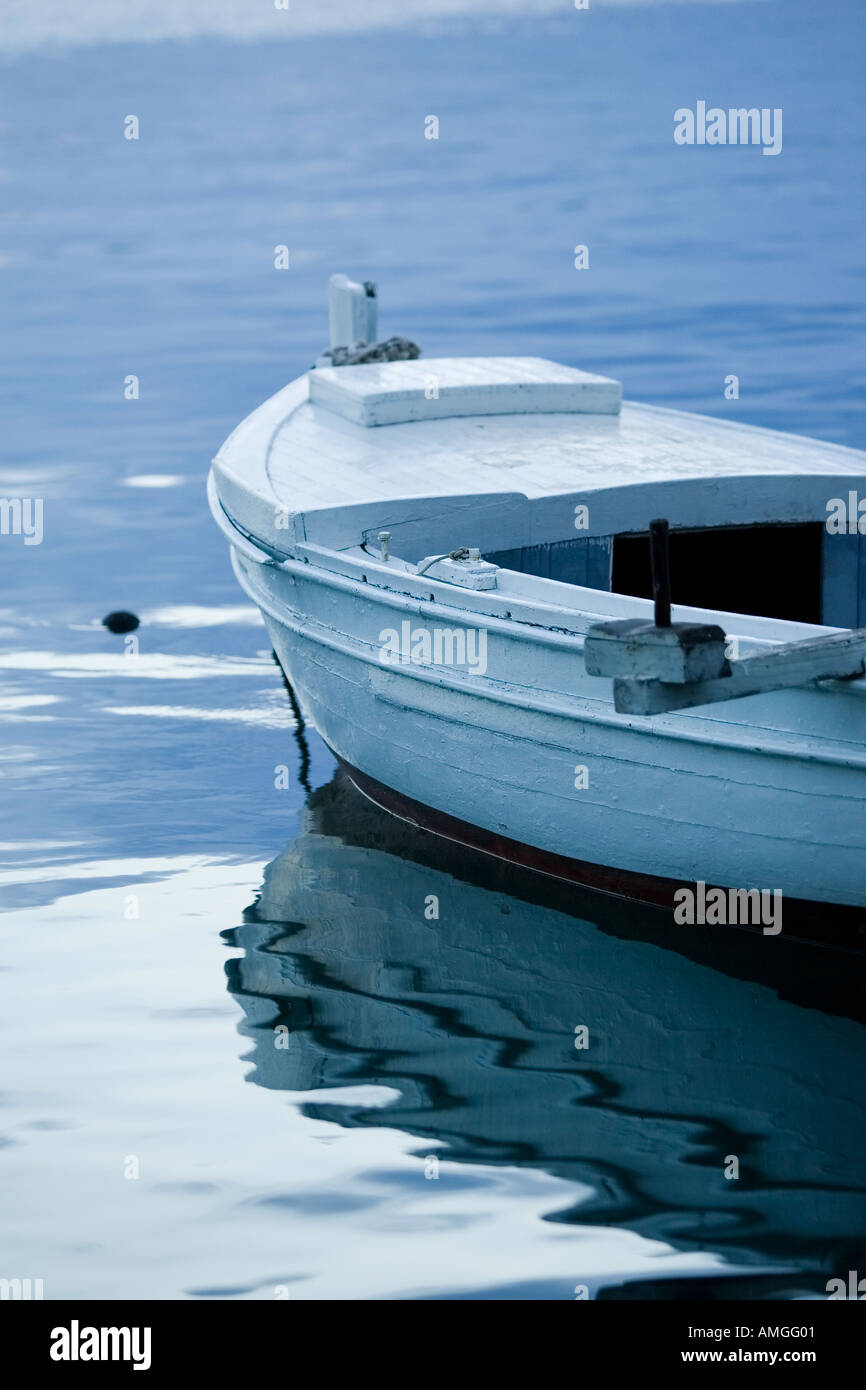 Croatian traditional wooden boat Local name Pasara Stock Photo - Alamy