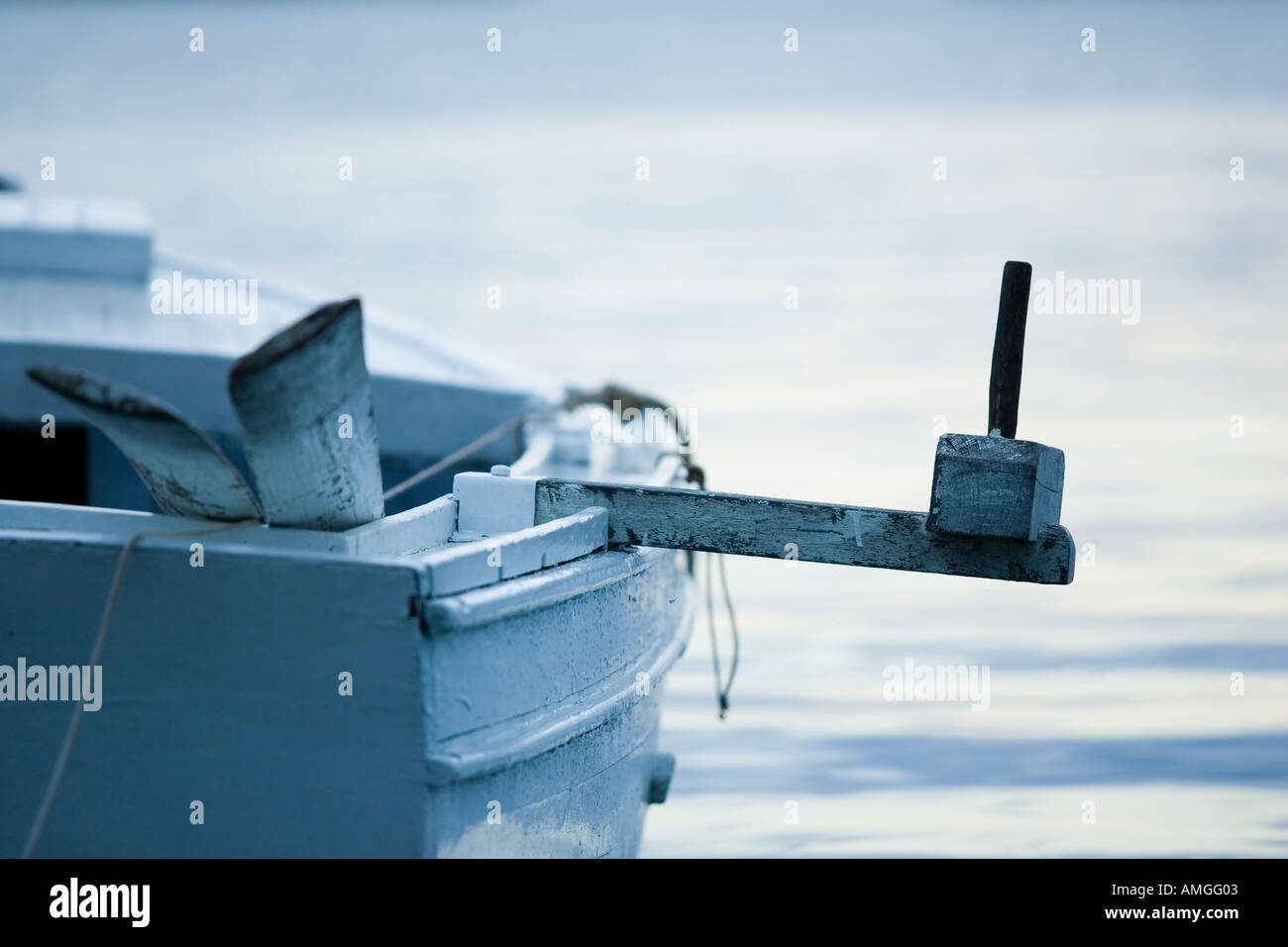 Croatian traditional wooden boat Local name Pasara Stock Photo - Alamy