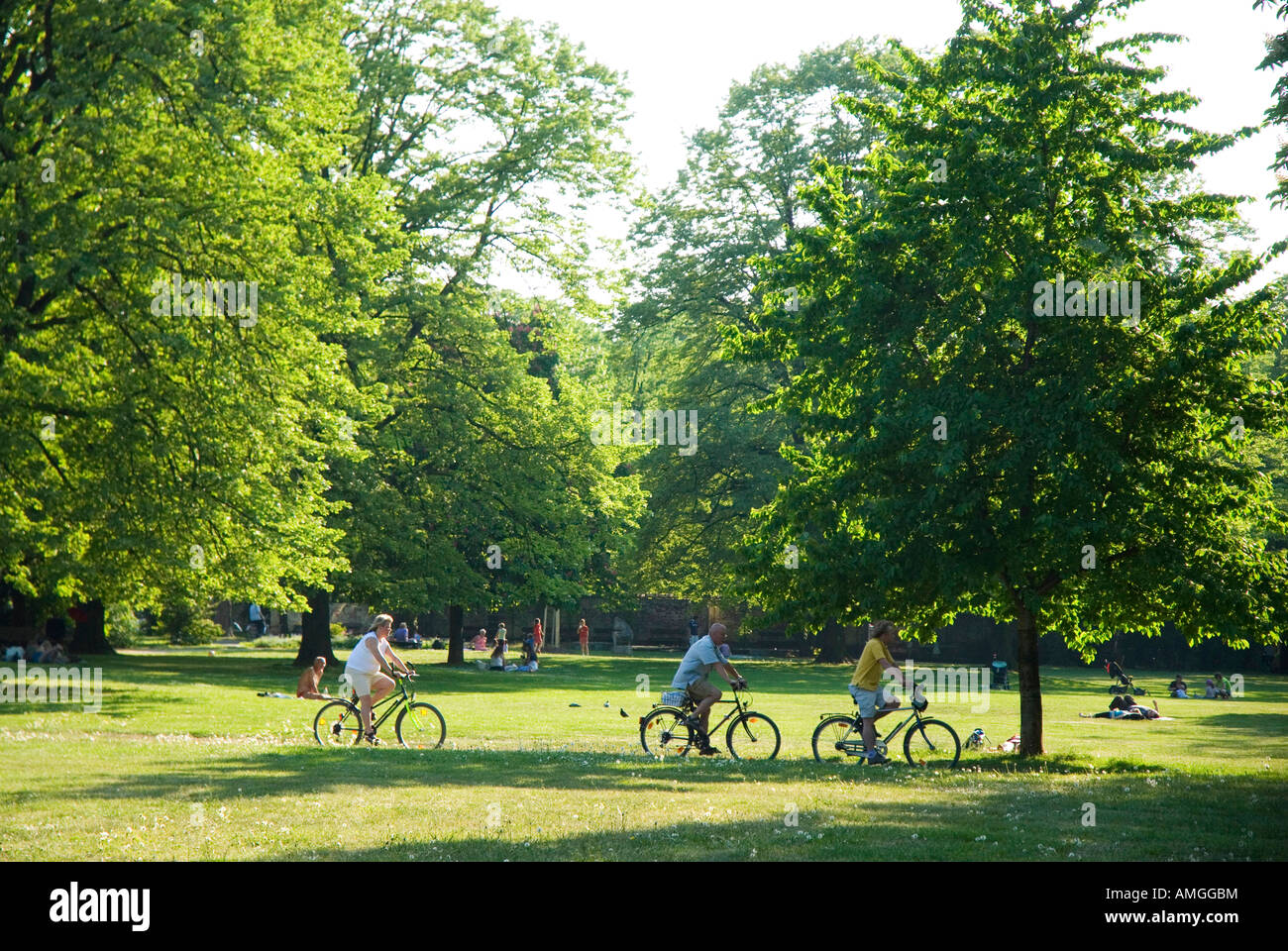 Park in Green U area STUTTGART Germany Year 2007 Stock Photo - Alamy