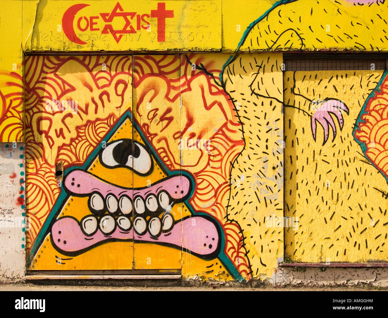 Graffiti in Montpelier district of Bristol, England, UK, Europe Stock ...