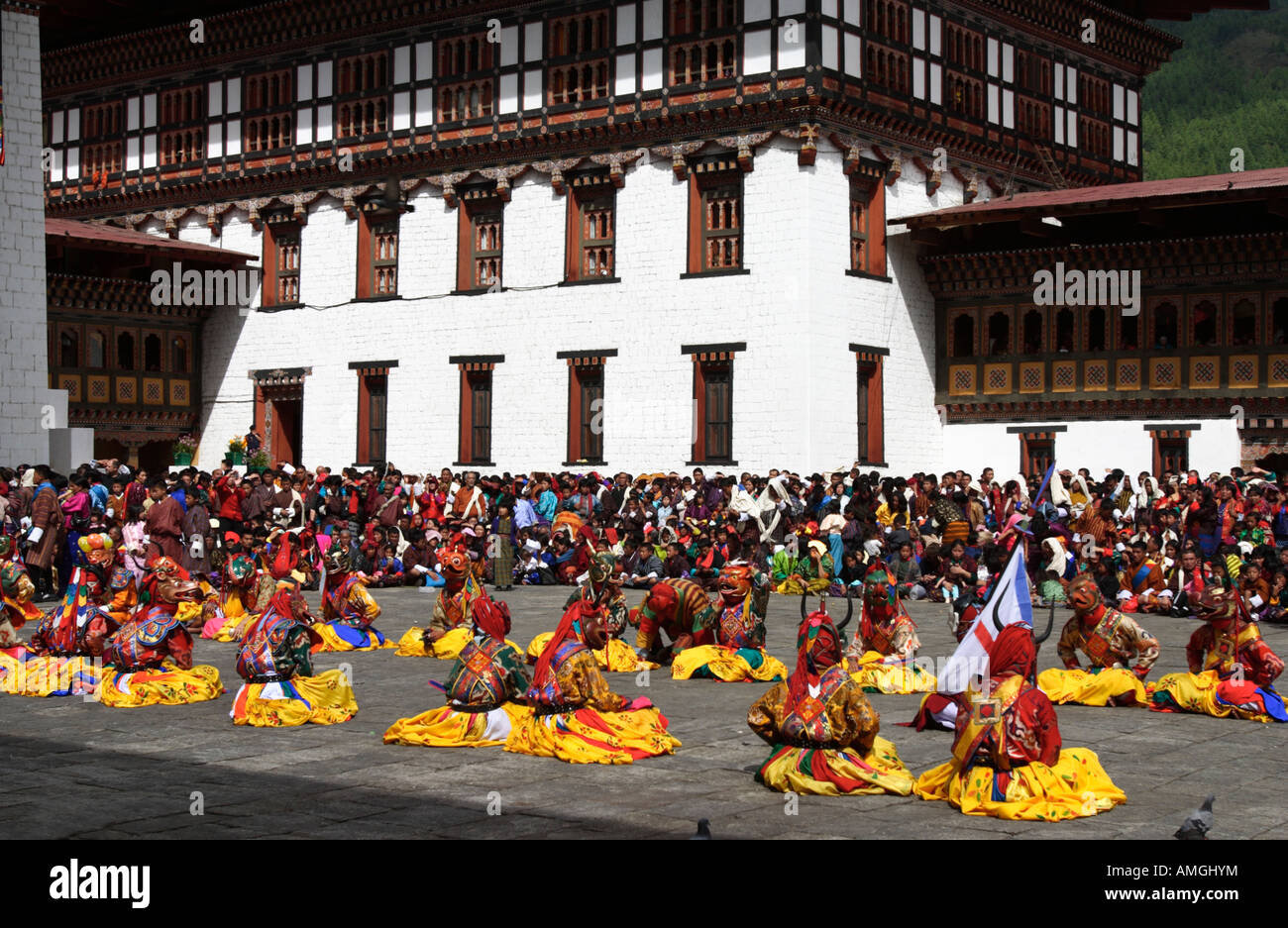 Dancers At Tsechu Festival High Resolution Stock Photography and Images ...