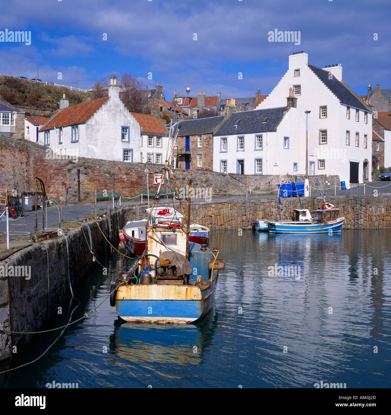 Crail harbour, East Neuk of Fife, Fife, Scotland, UK Stock Photo - Alamy