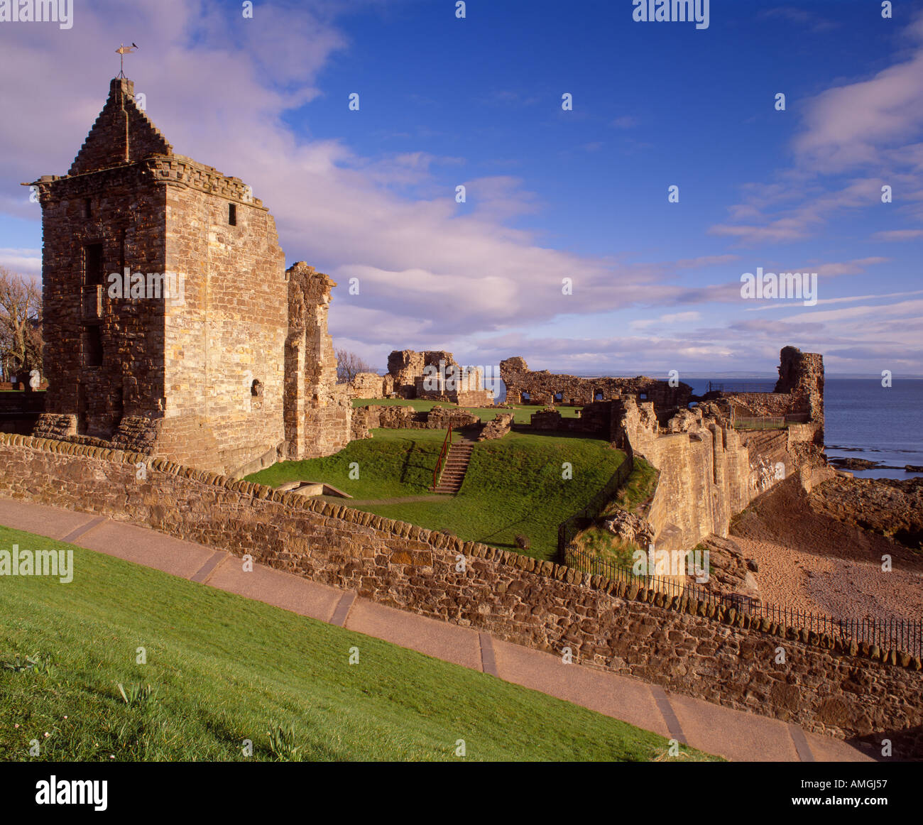 St Andrews Castle, Fife, Scotland, UK Stock Photo - Alamy