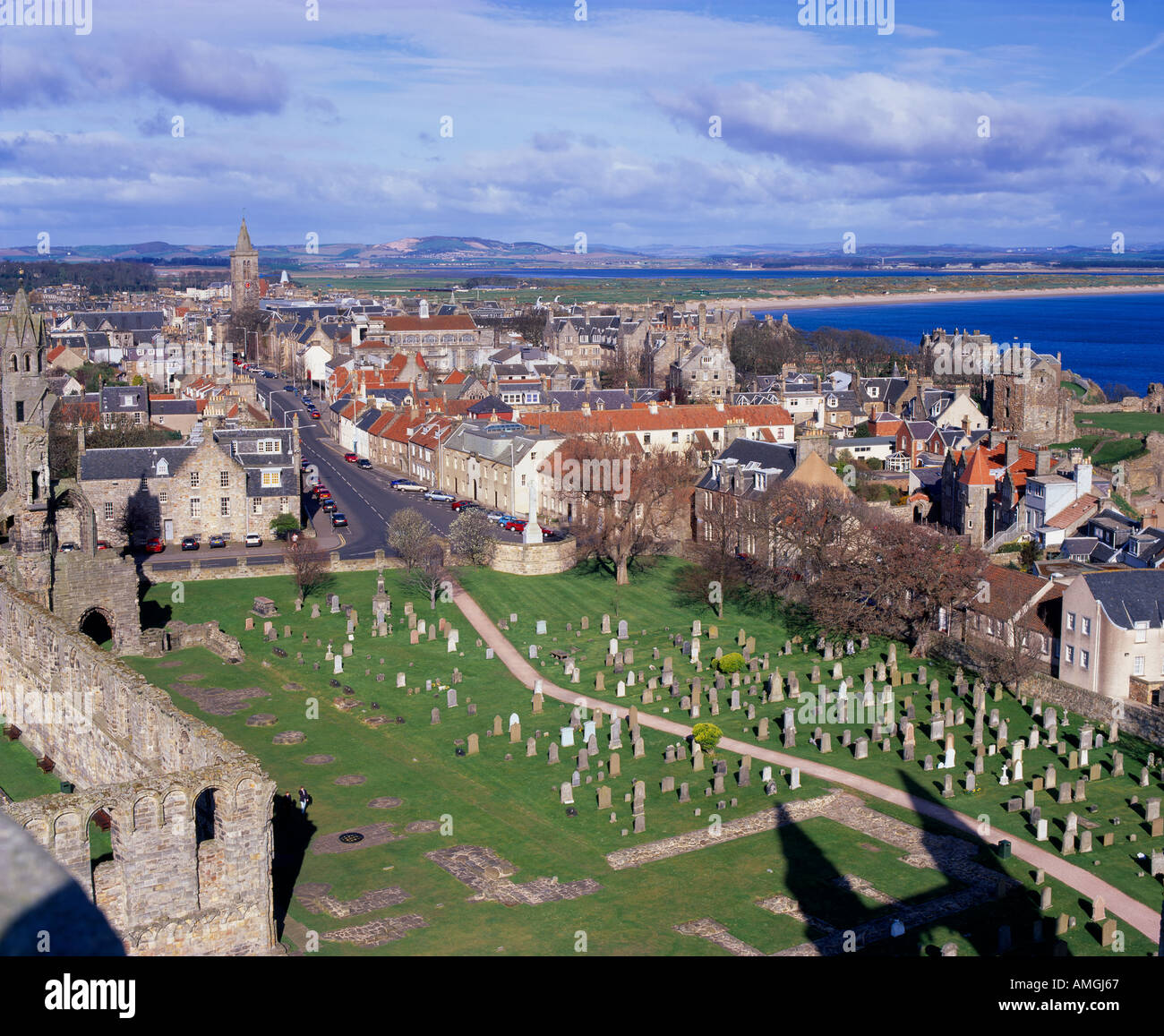 St rule's tower view from hi-res stock photography and images - Alamy
