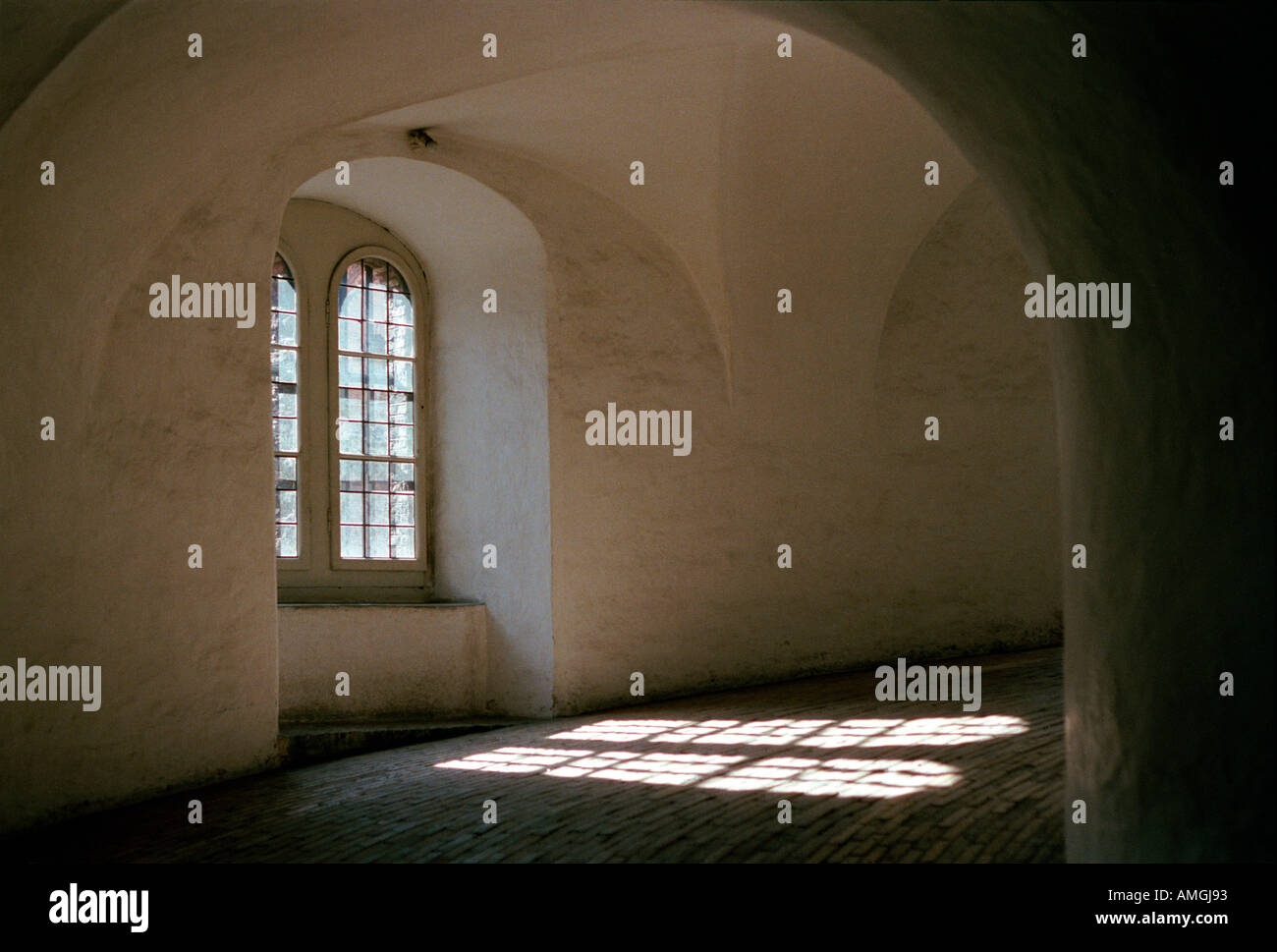 Round Tower interior Copenhagen Stock Photo - Alamy