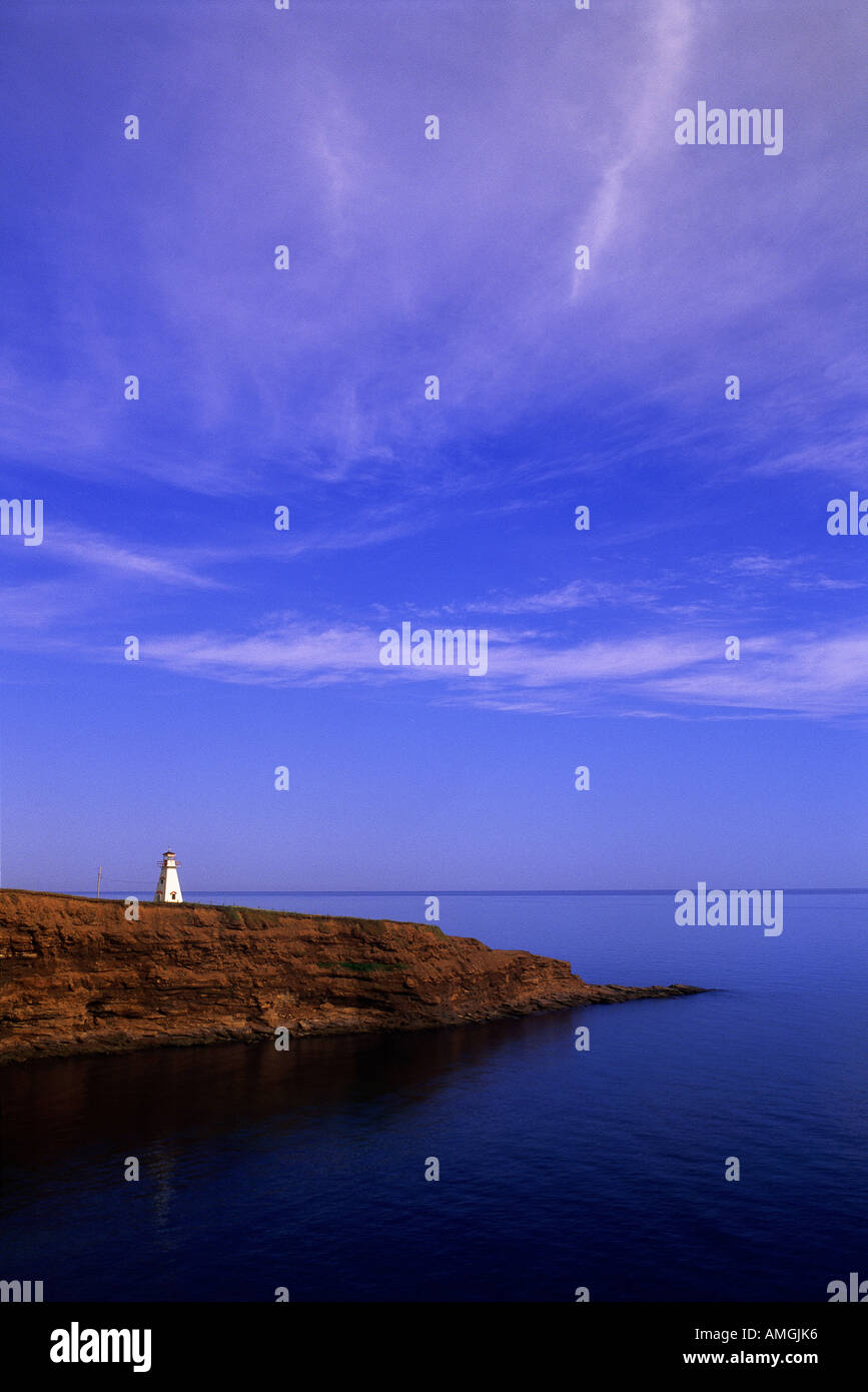 Cape Tryon Lighthouse and Gulf Of St. Lawrence, Cape Tryon, Prince ...