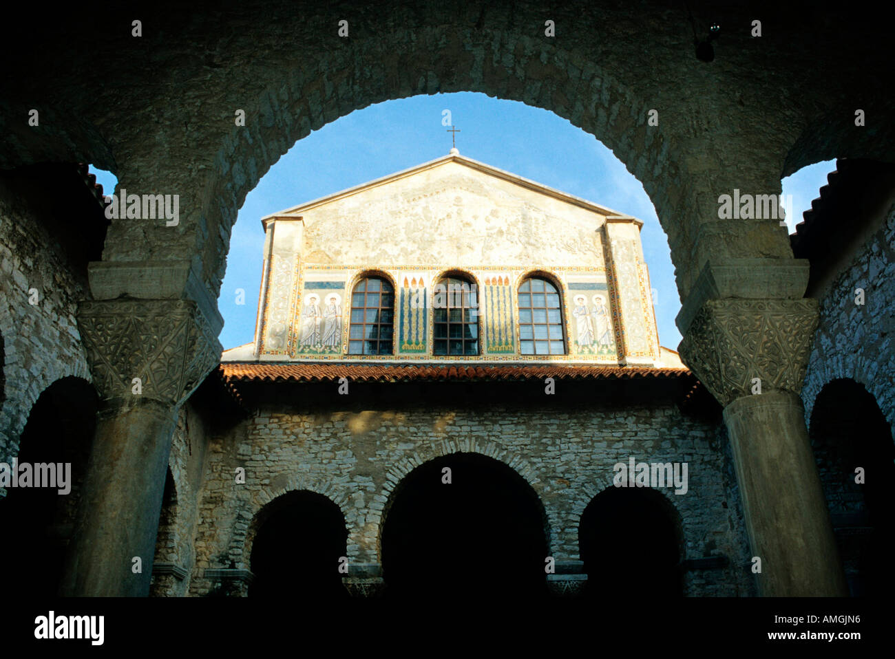 Kroatien, Istrien, Porec, Euphrasius-Basilika Stock Photo - Alamy