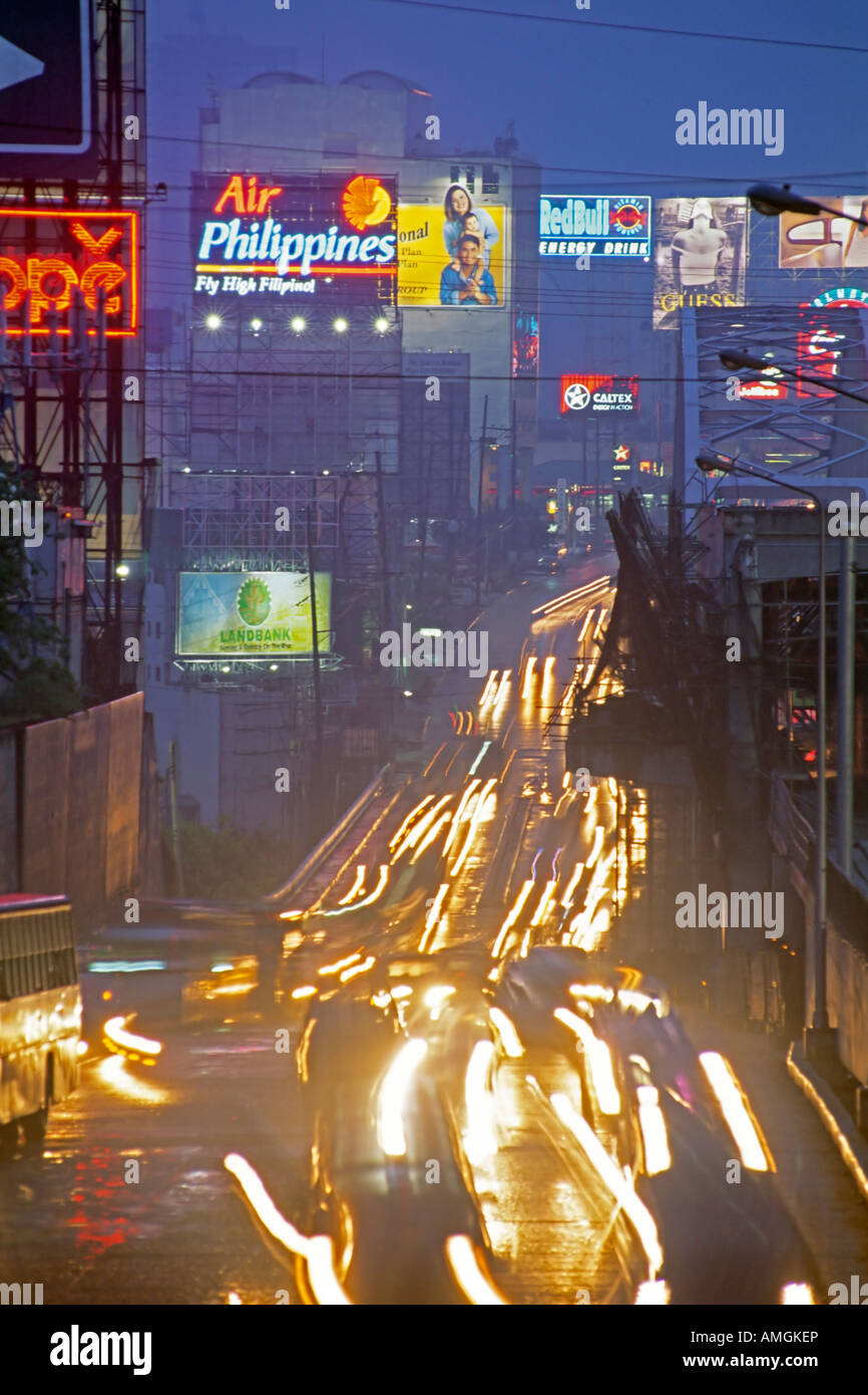 Traffic jam Manila Philippines Stock Photo - Alamy