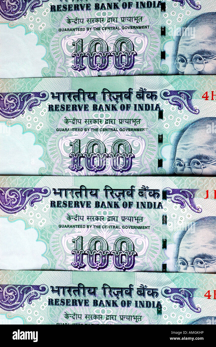Indian money - rupee notes and currency Stock Photo - Alamy