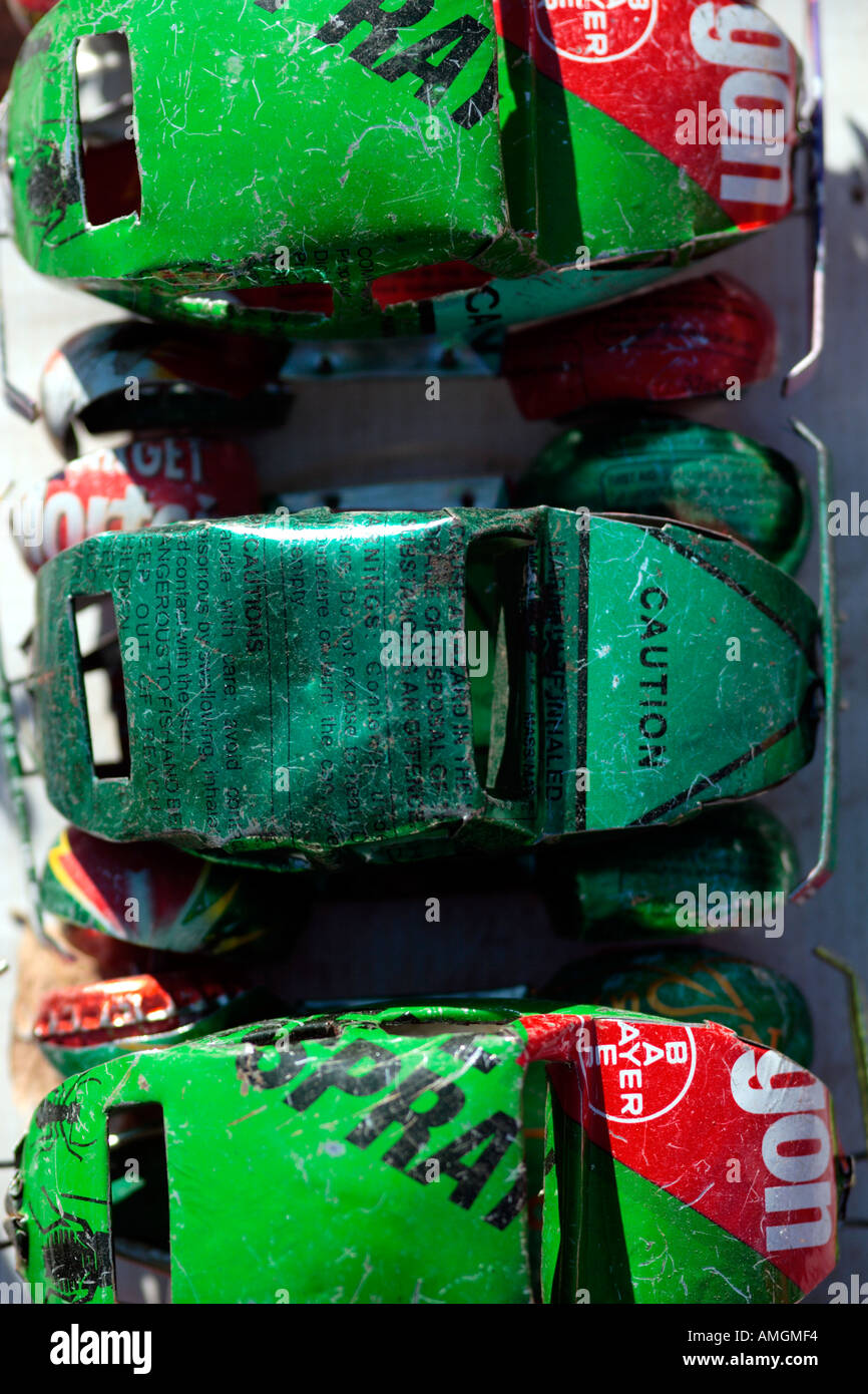 Close up of three African tin VW Beetle toy cars Stock Photo - Alamy