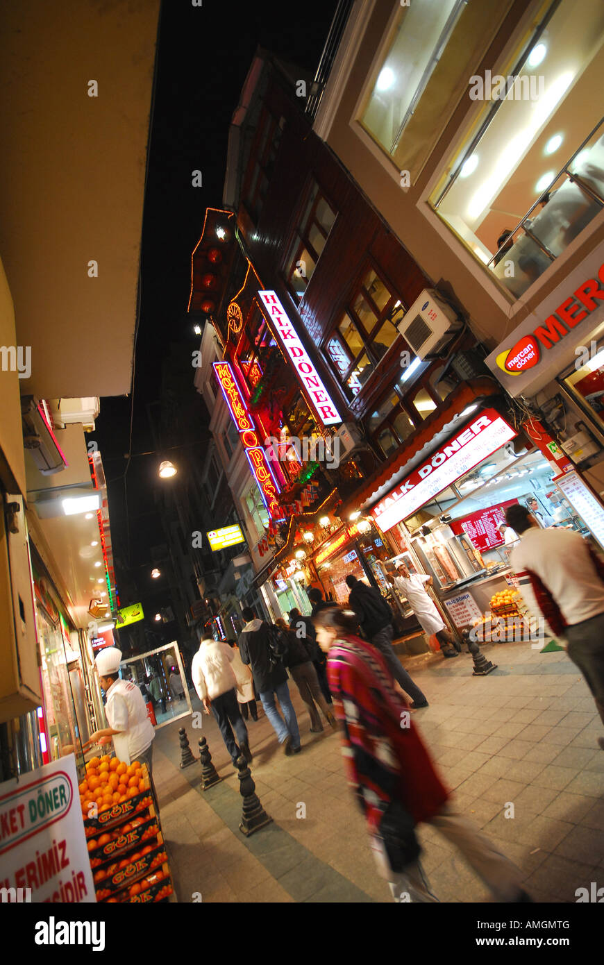 Turkey street central night hi-res stock photography and images - Alamy