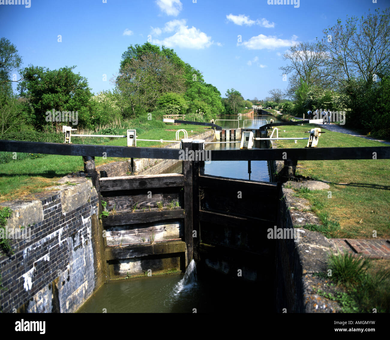 Caen locks devizes spring hi-res stock photography and images - Alamy