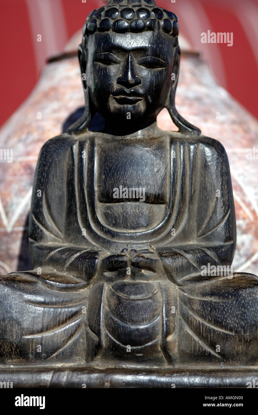Buddha wood hi-res stock photography and images - Alamy
