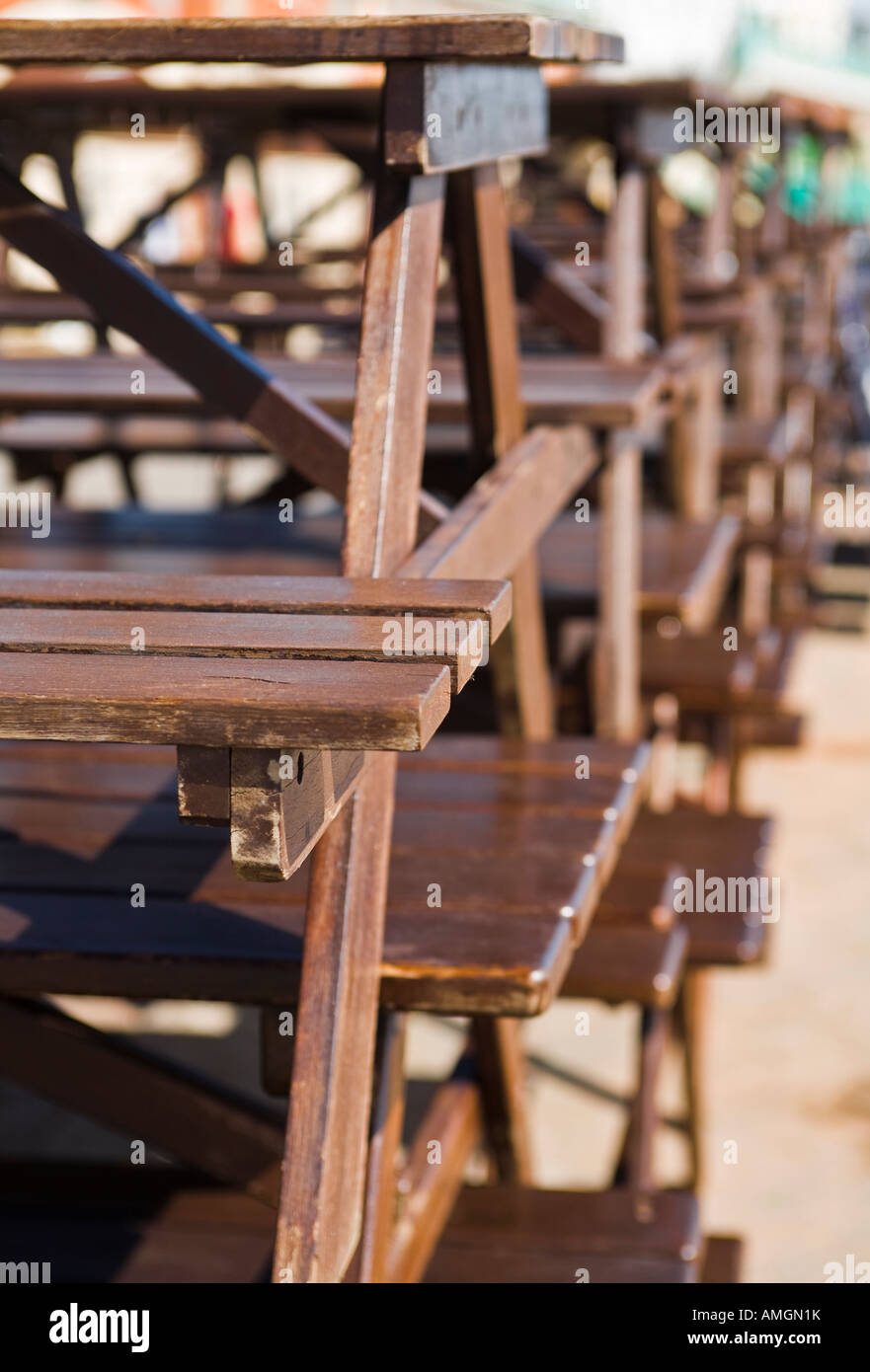 Stacked benches hi-res stock photography and images - Alamy