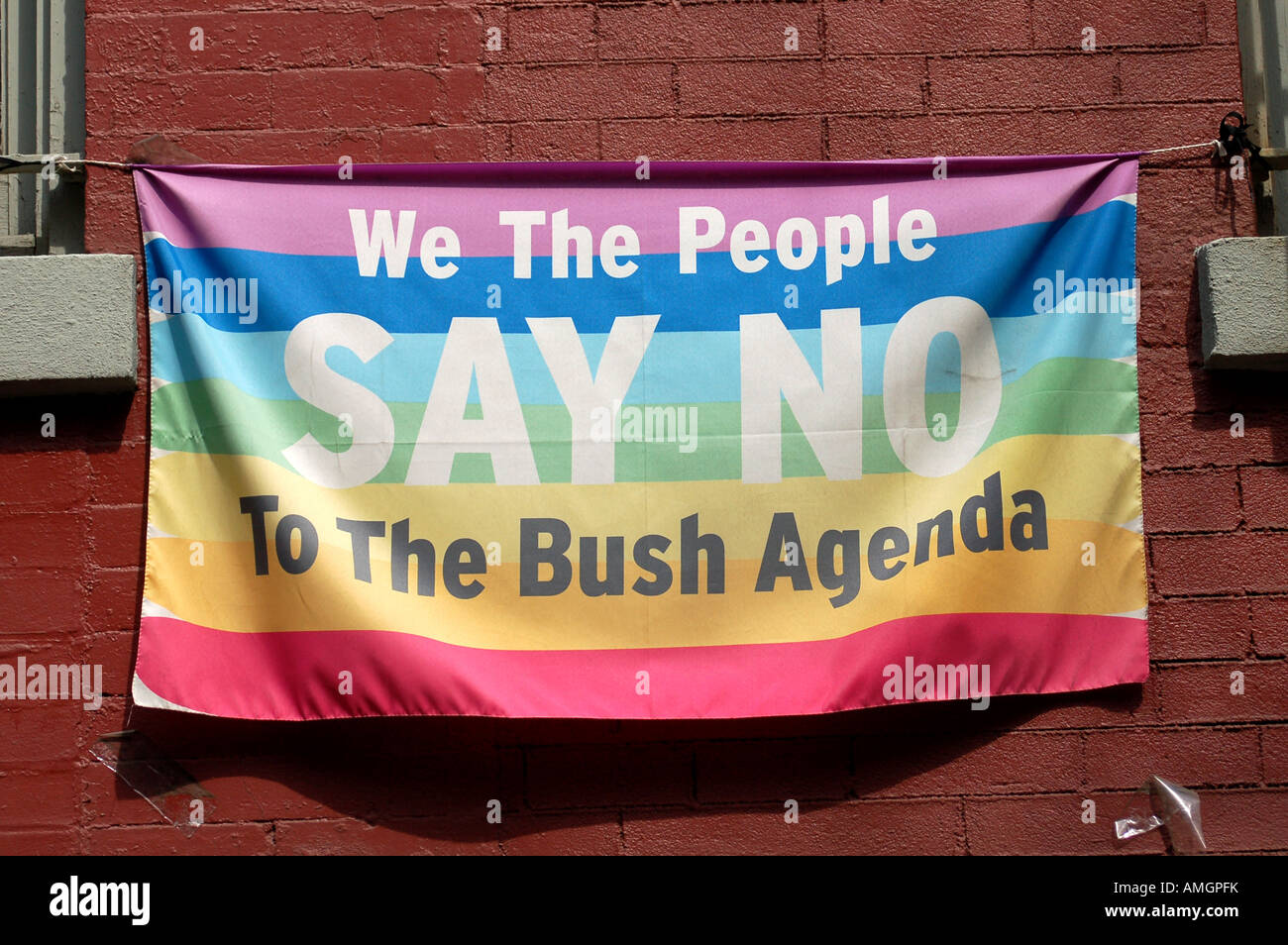 Protest flag hi-res stock photography and images - Alamy