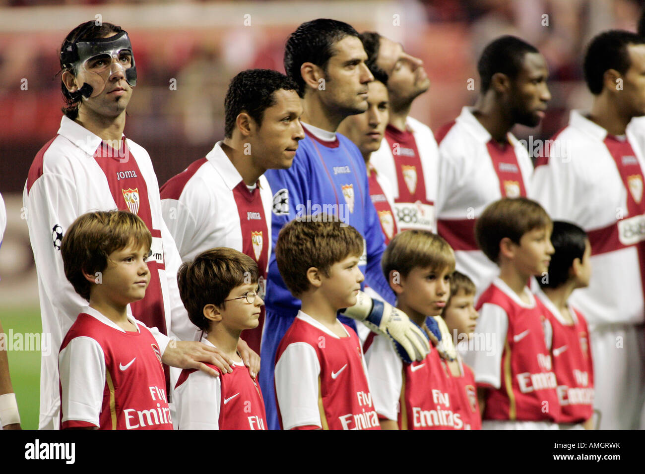 Sevilla FC squad Stock Photo - Alamy