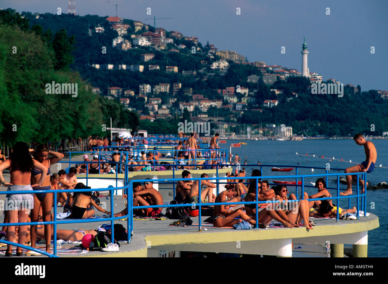 Badeplatz westlich von triest hi-res stock photography and images - Alamy